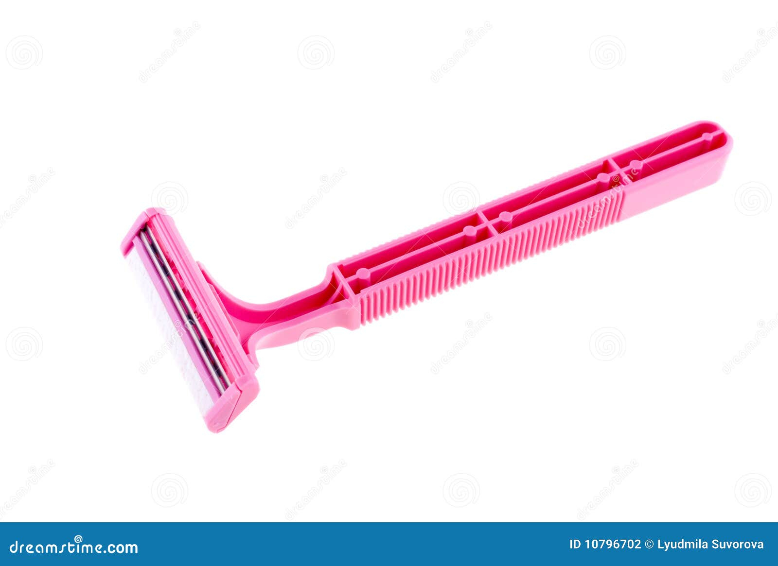 Pink razor stock photo. Image of object, item, cutout - 10796702