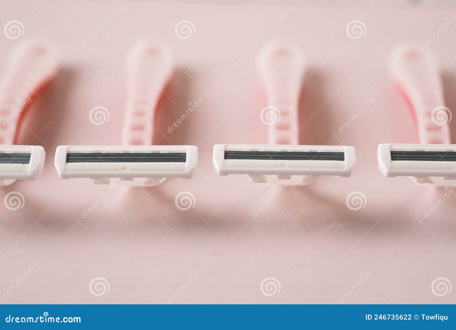 Pink Razor on Pink Background Close Up. Stock Photo - Image of colours ...
