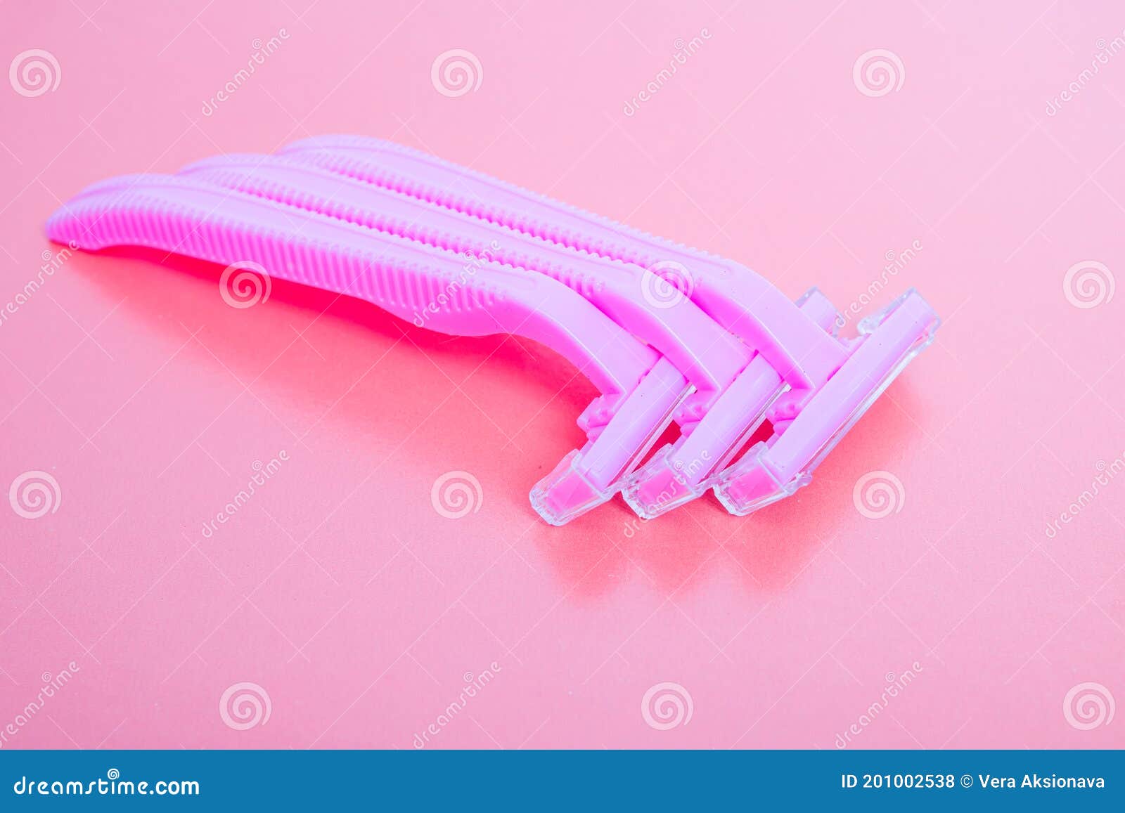 Pink Razor on a Pink Background Closeup Stock Photo - Image of razor ...