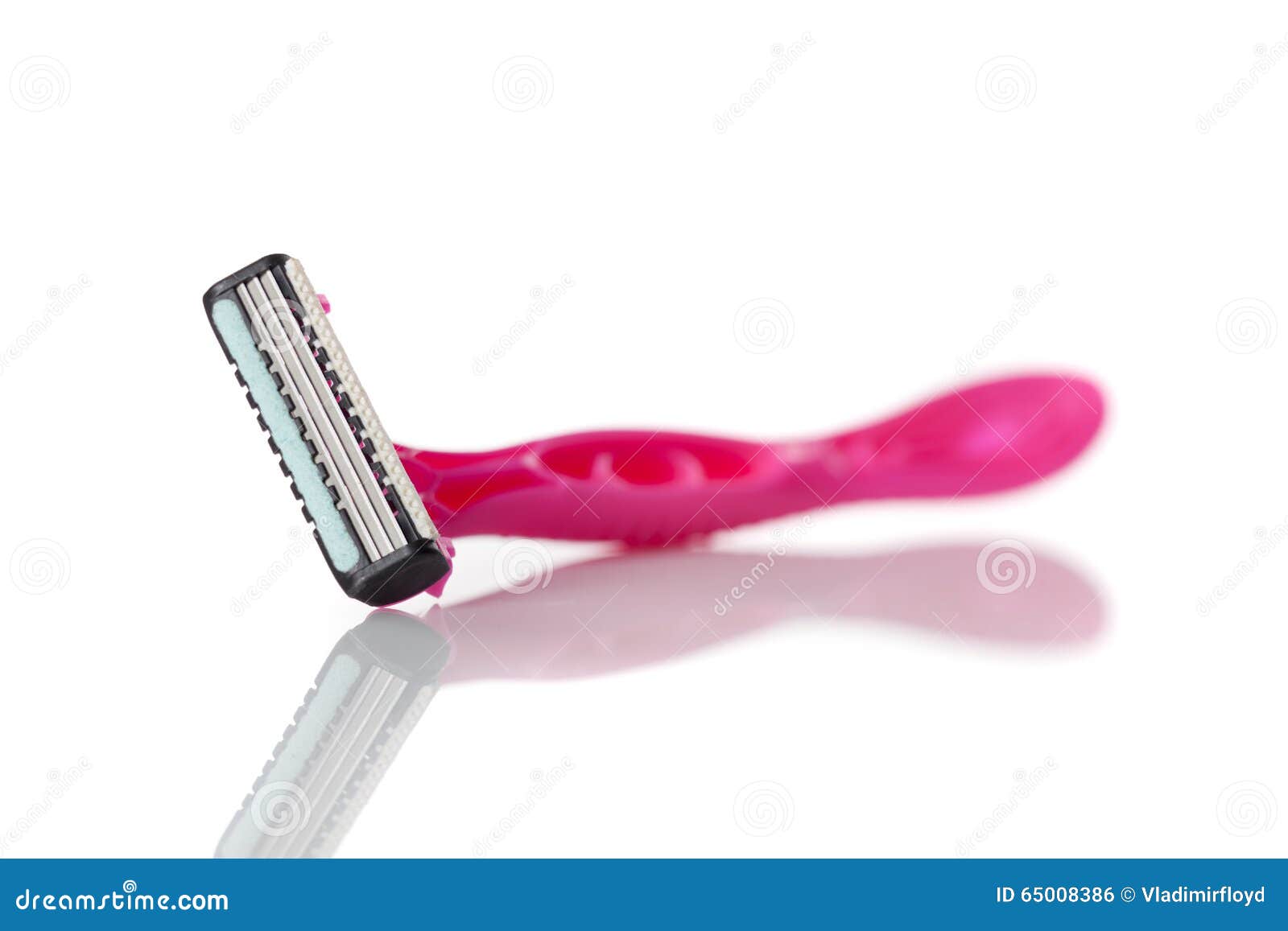 Pink razor stock photo. Image of body, white, razor, hygiene - 65008386
