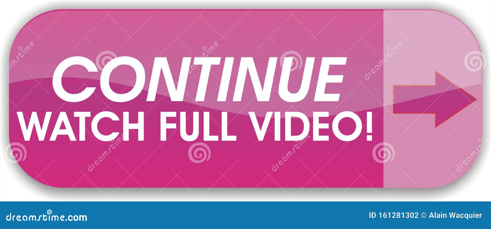 Button with Written Watch Full Video Stock Illustration - Illustration ...