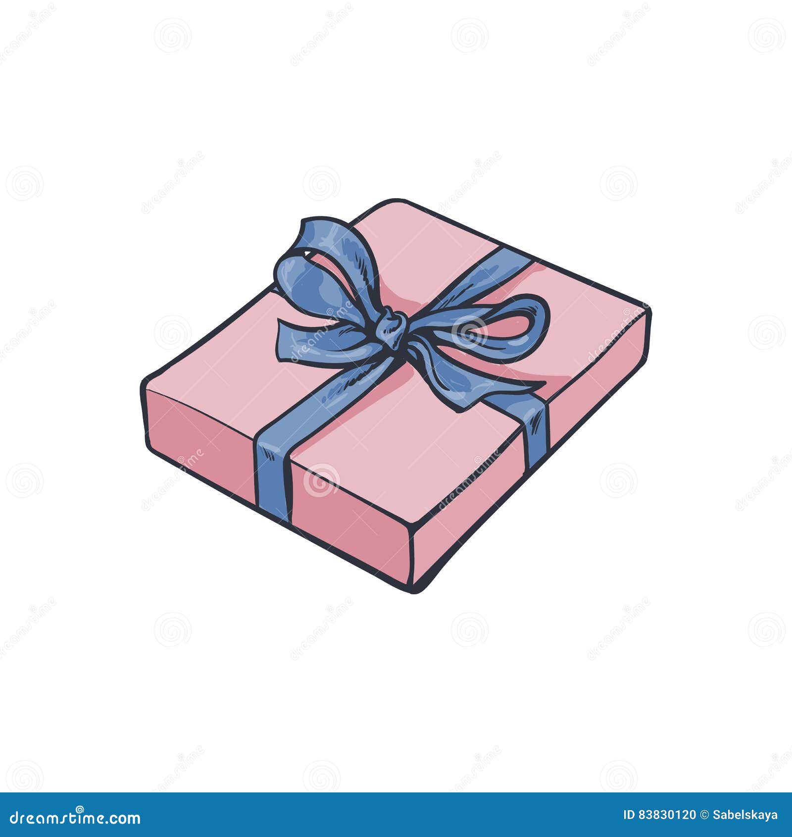 Pink Rectangular Gift Box Bow Ribbon Stock Illustrations – 37 Pink ...