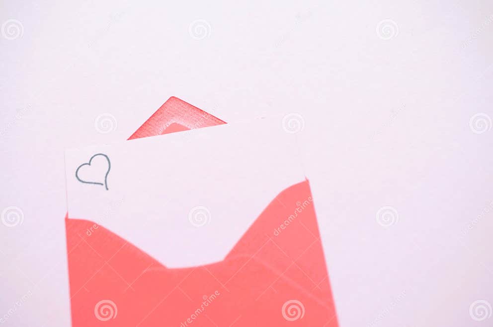 Red Envelope with Empty Congratulation Card Stock Illustration ...