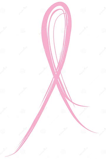 Pink Ribbon stock vector. Illustration of breast, symbol - 16355748