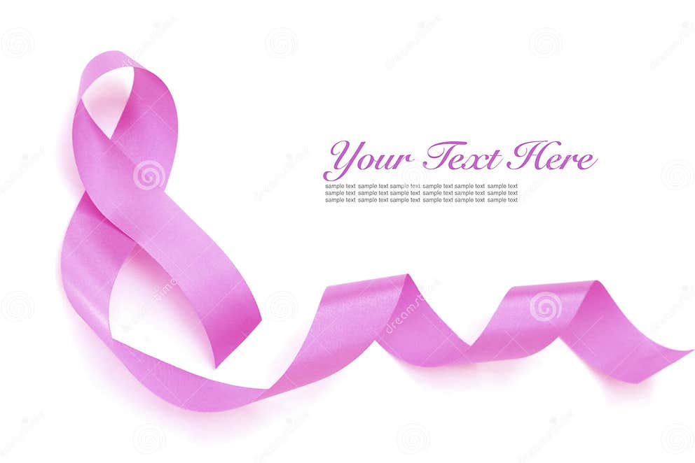 Pink ribbon. stock photo. Image of hope, shot, ribbon - 21619812