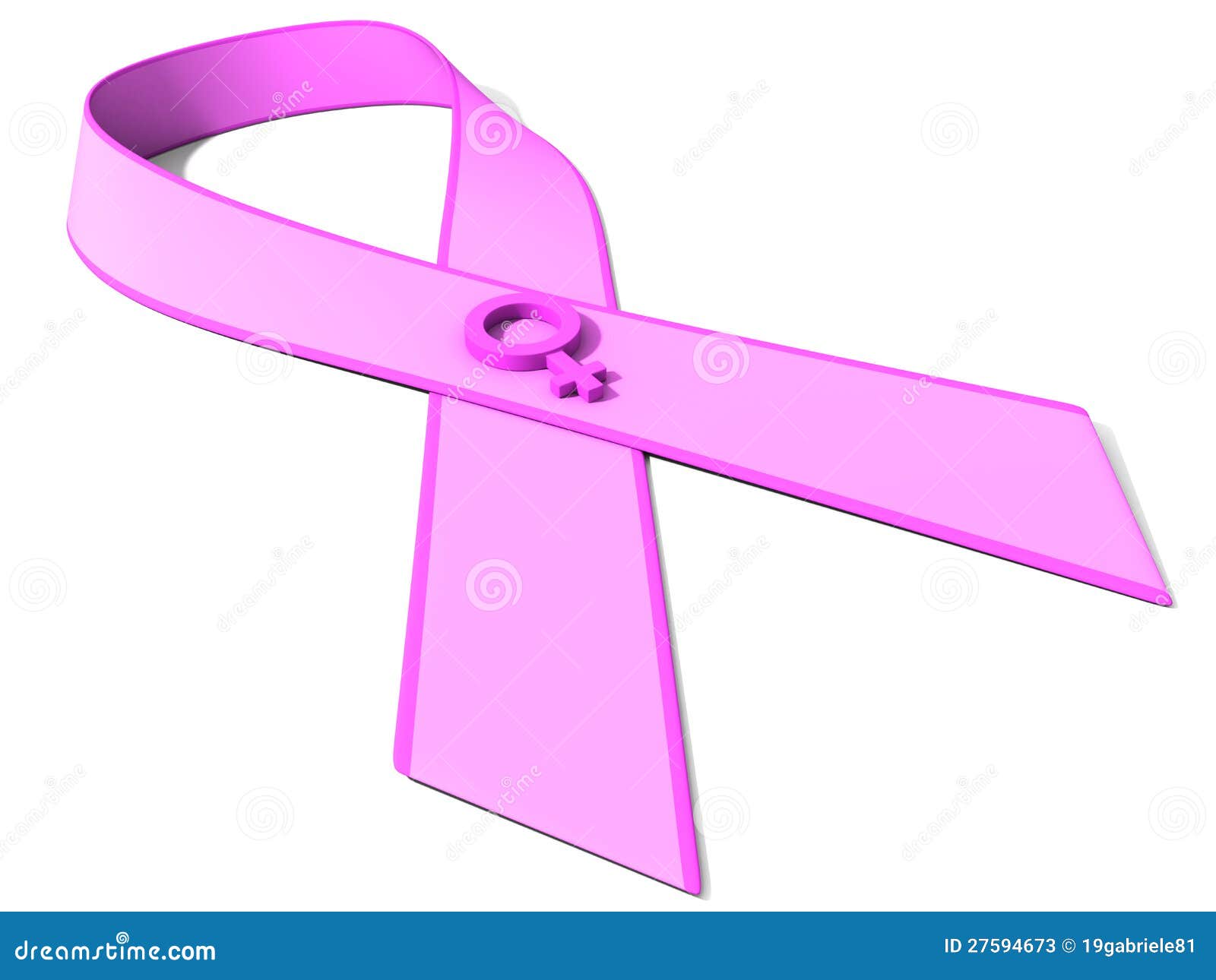 Pink Ribbon stock illustration. Illustration of feminine - 27594673