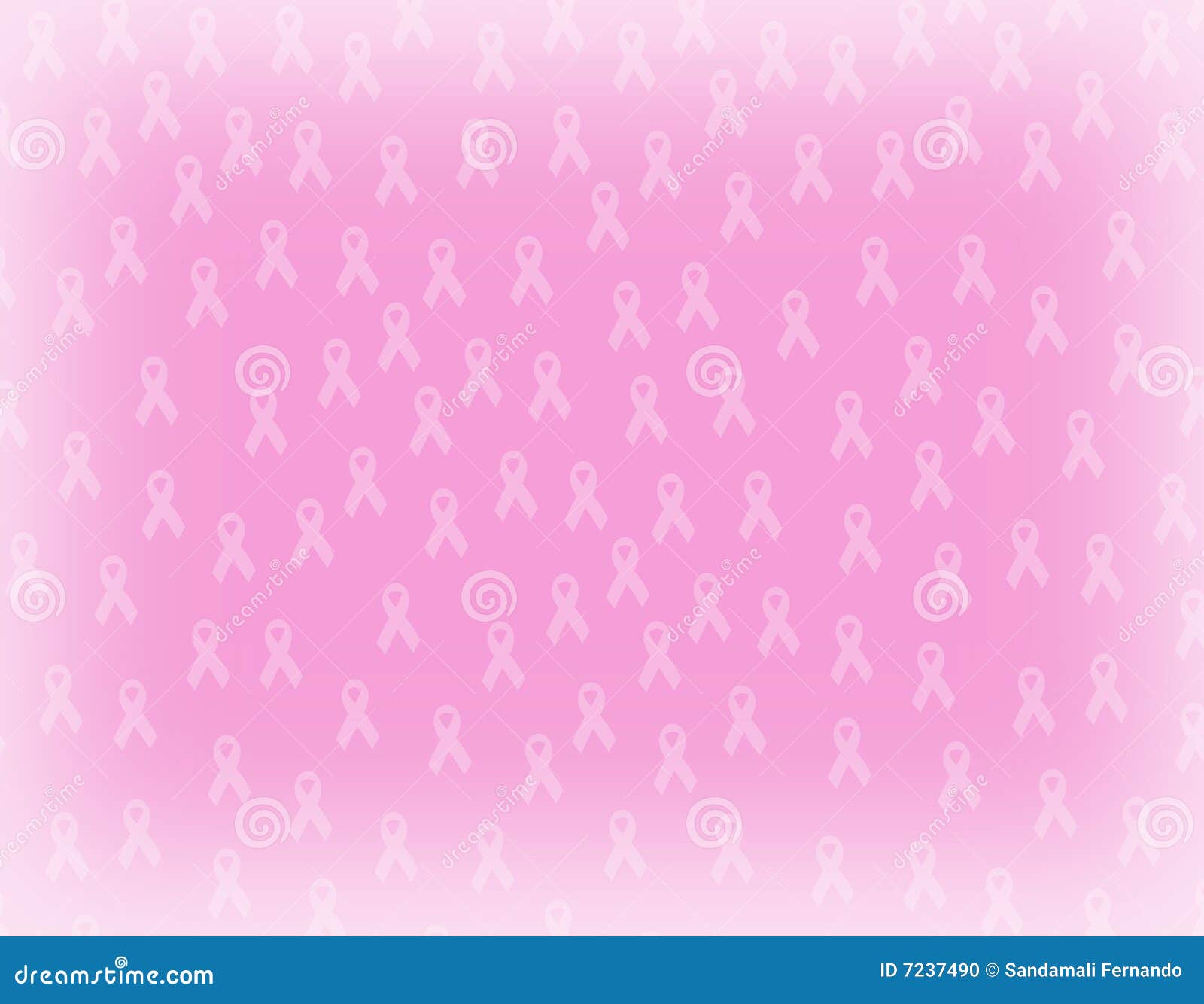 Pink ribbon background stock illustration. Illustration of mammogram ...