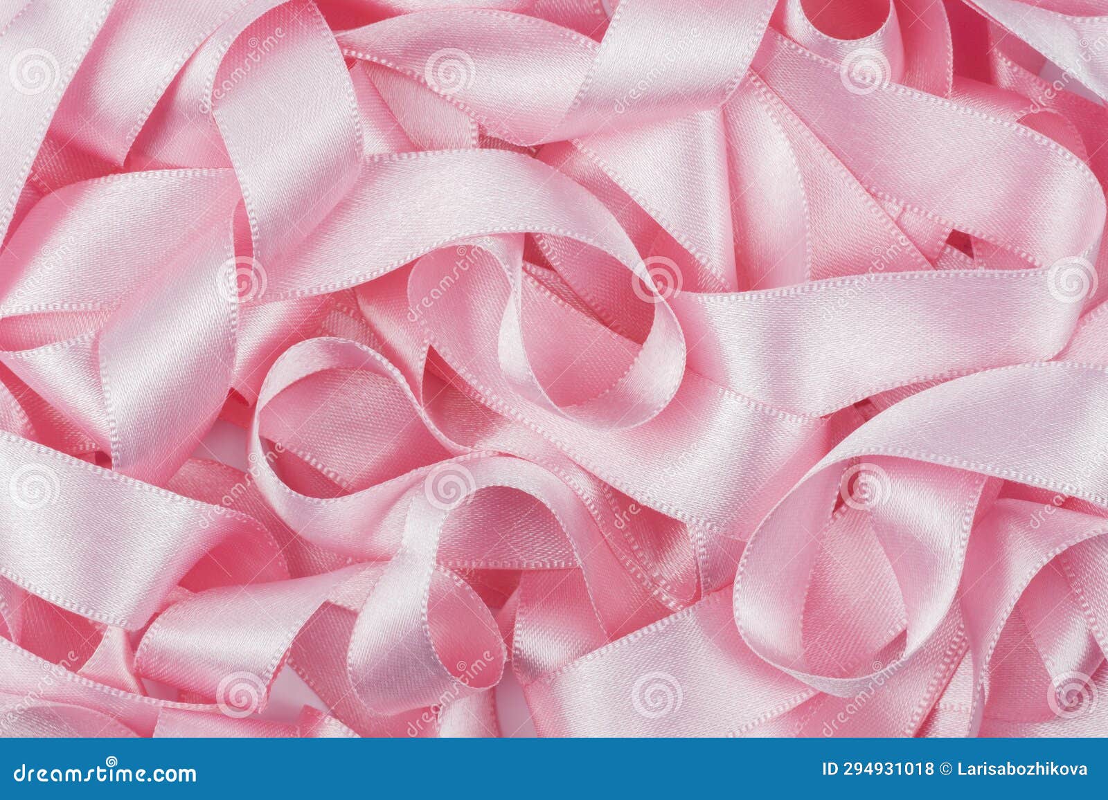 Pink ribbon background stock photo. Image of wavy, decoration - 294931018