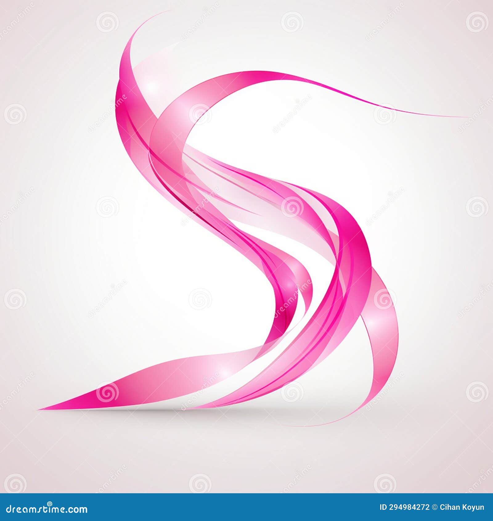 Pink Ribbon for Bold and EyeCatching Design Stock Illustration ...