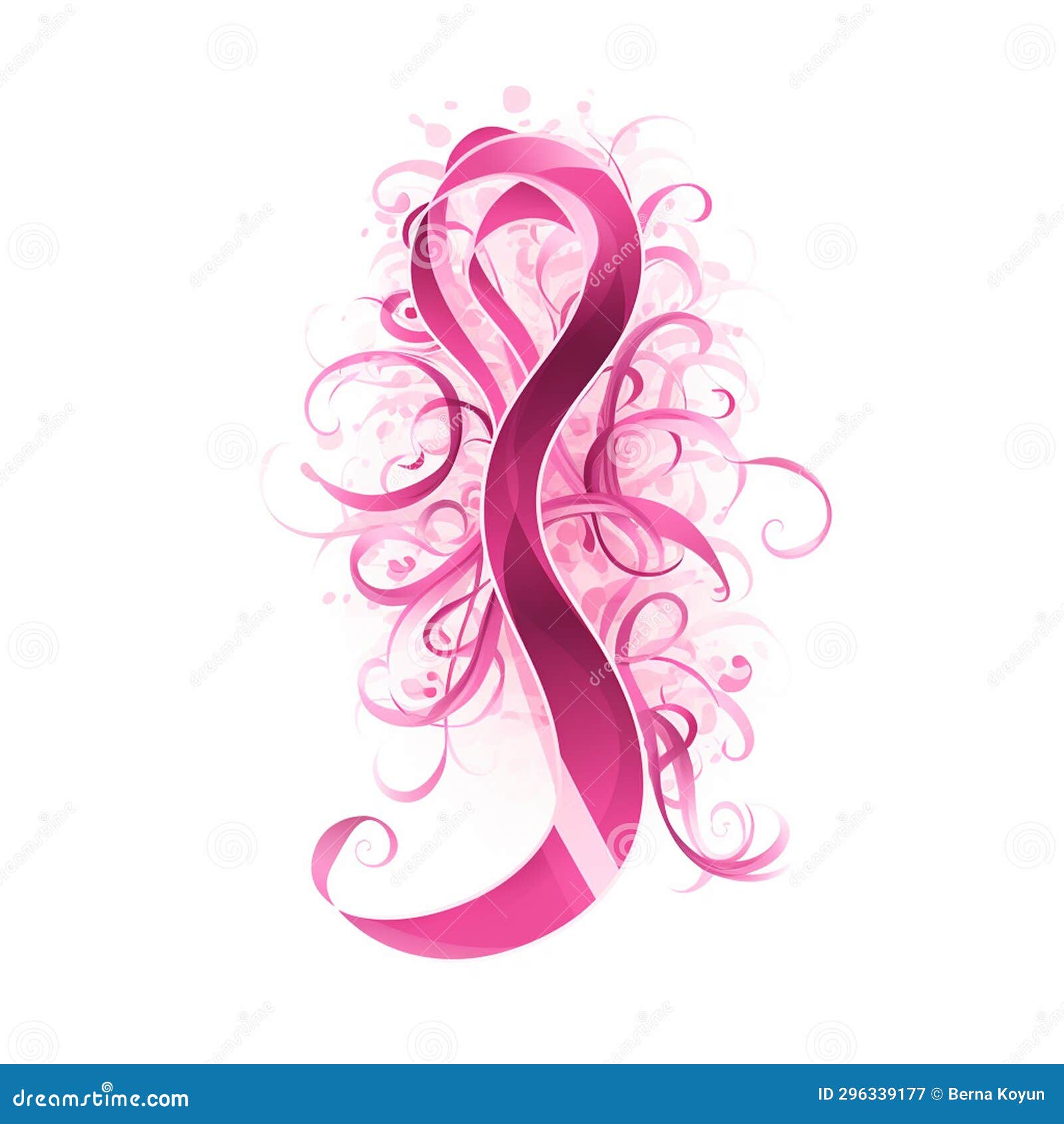 Pink Ribbon for Bold and EyeCatching Design Stock Illustration ...