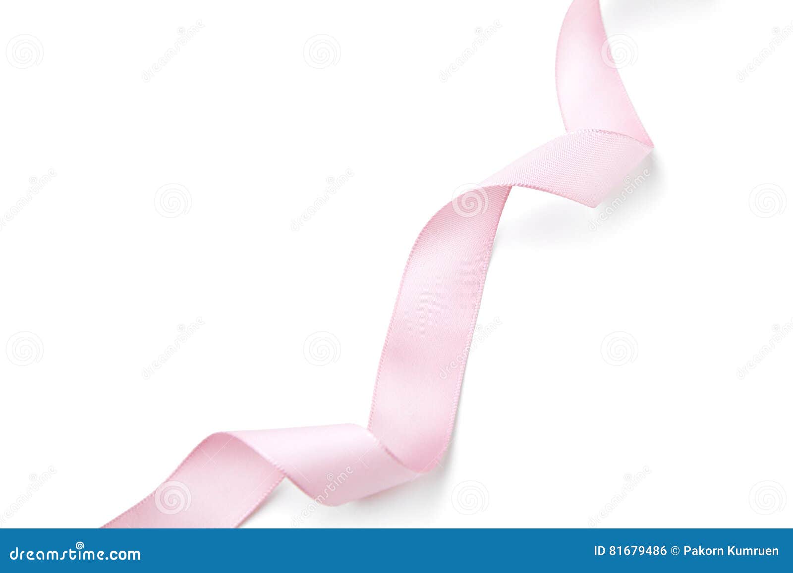 Pink ribbon border stock illustration. Illustration of blank - 81679486