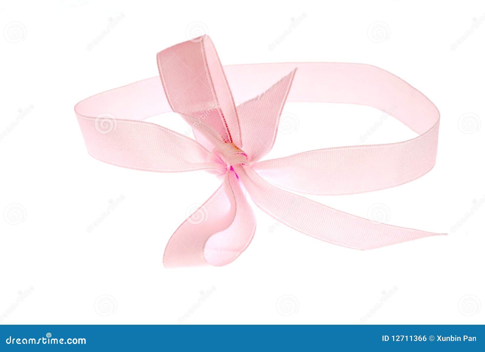 Pink ribbon bow stock photo. Image of decor, compliment - 12711366