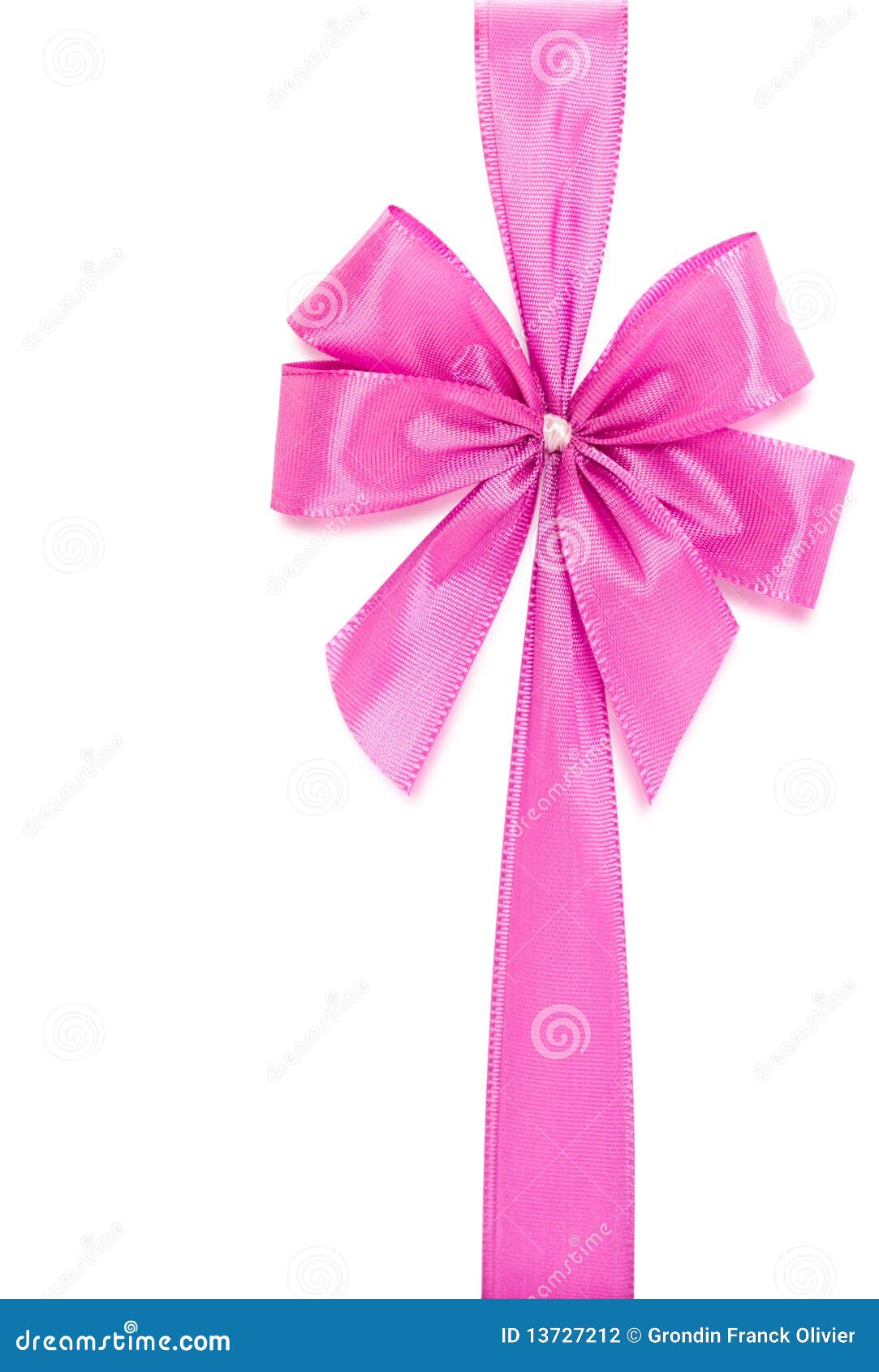 Pink ribbon and bow stock photo. Image of ornamental - 13727212