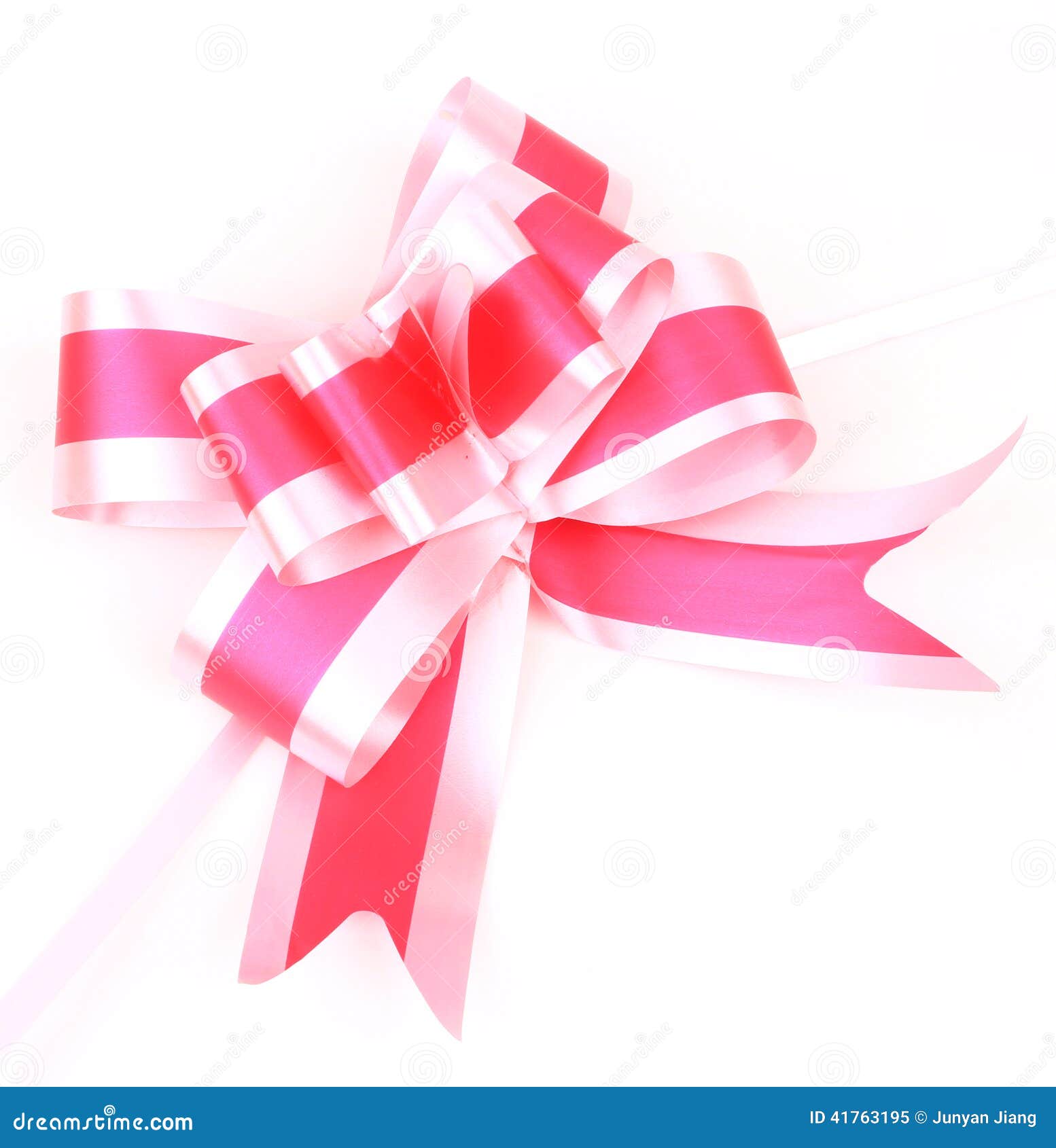 Pink ribbon bow stock image. Image of background, knot - 41763195
