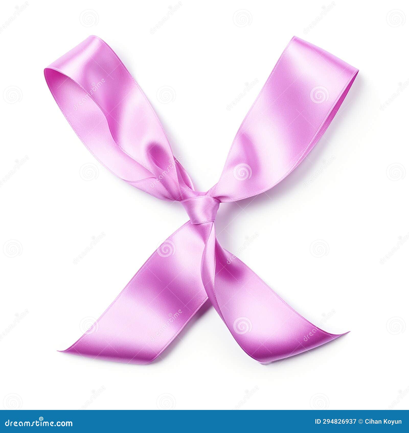 Pink Ribbon for a Brighter Future Stock Illustration - Illustration of ...