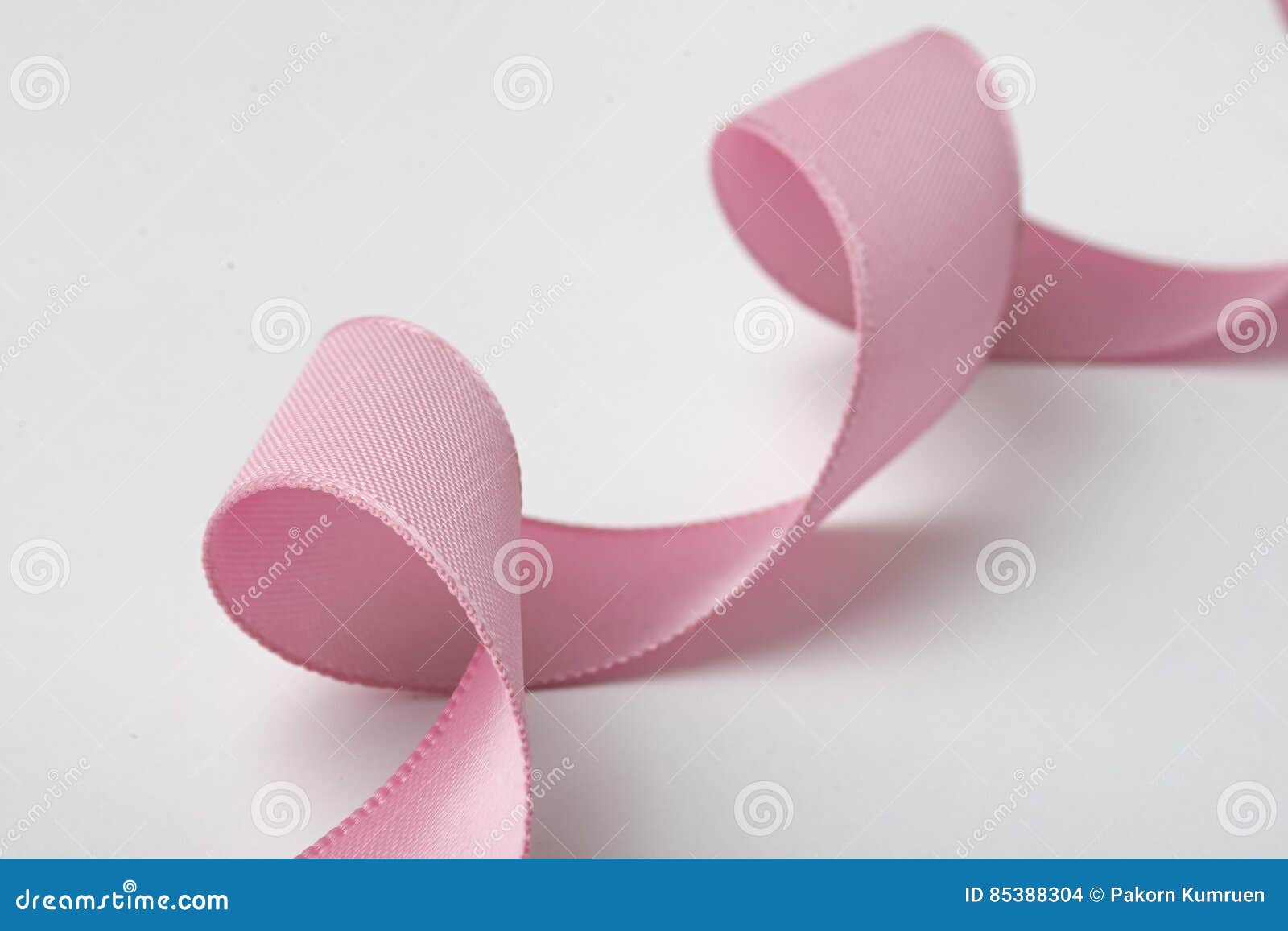Pink ribbon stock photo. Image of streamers, roll, curls - 85388304