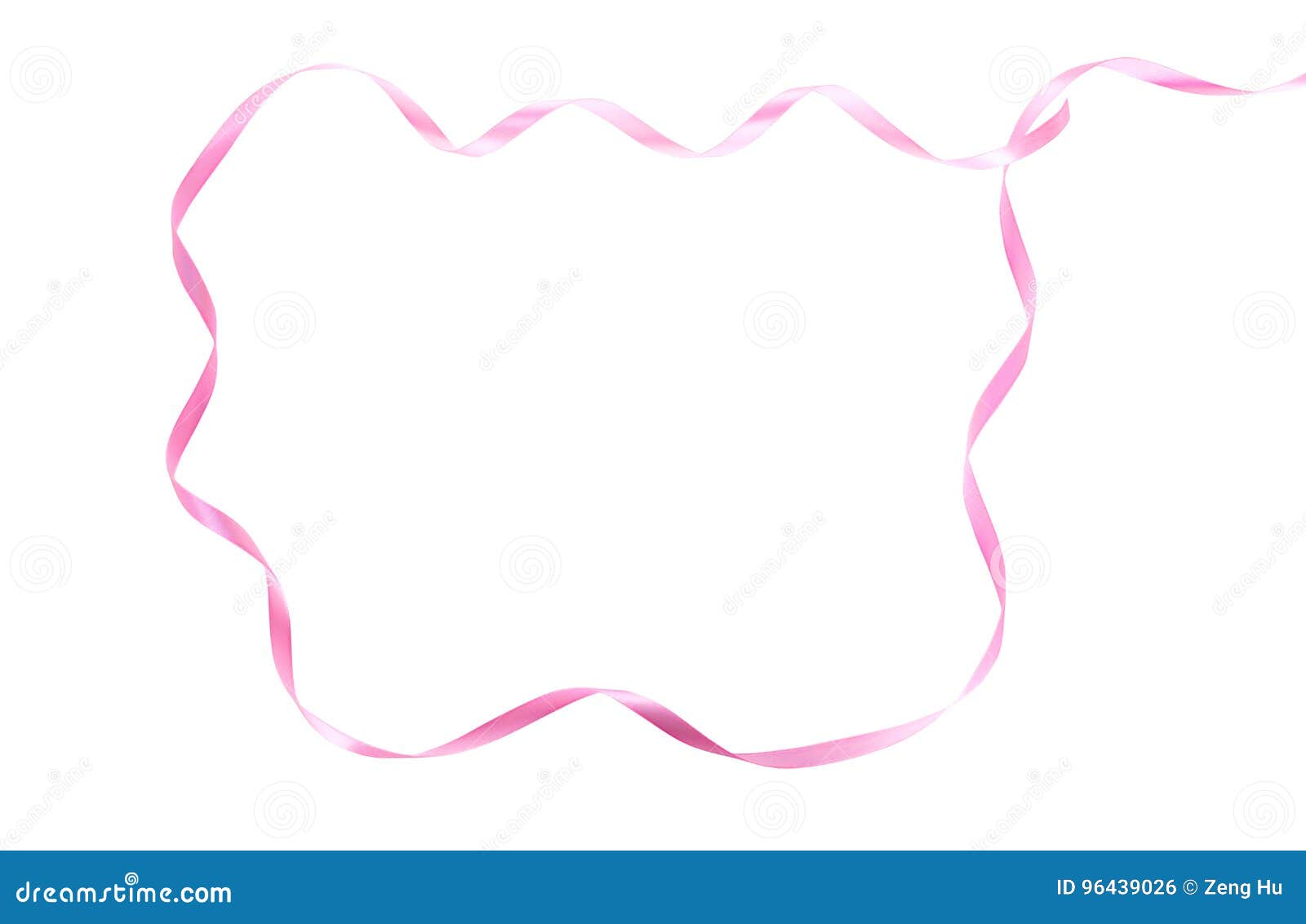 Pink ribbon frame stock photo. Image of issues, pink - 96439026
