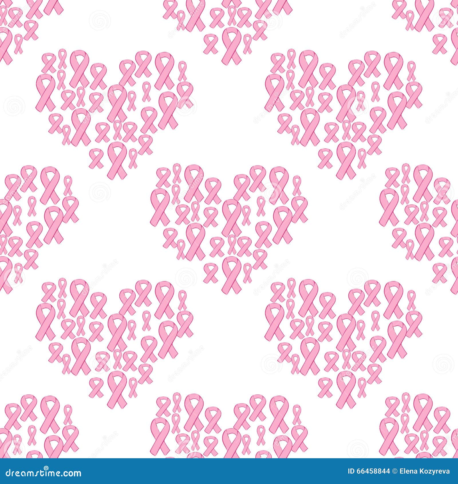 Pink Ribbon and Heart Seamless Pattern Stock Vector - Illustration of ... Pink Ribbon and Heart Seamless Pattern Stock Vector - Illustration of ...