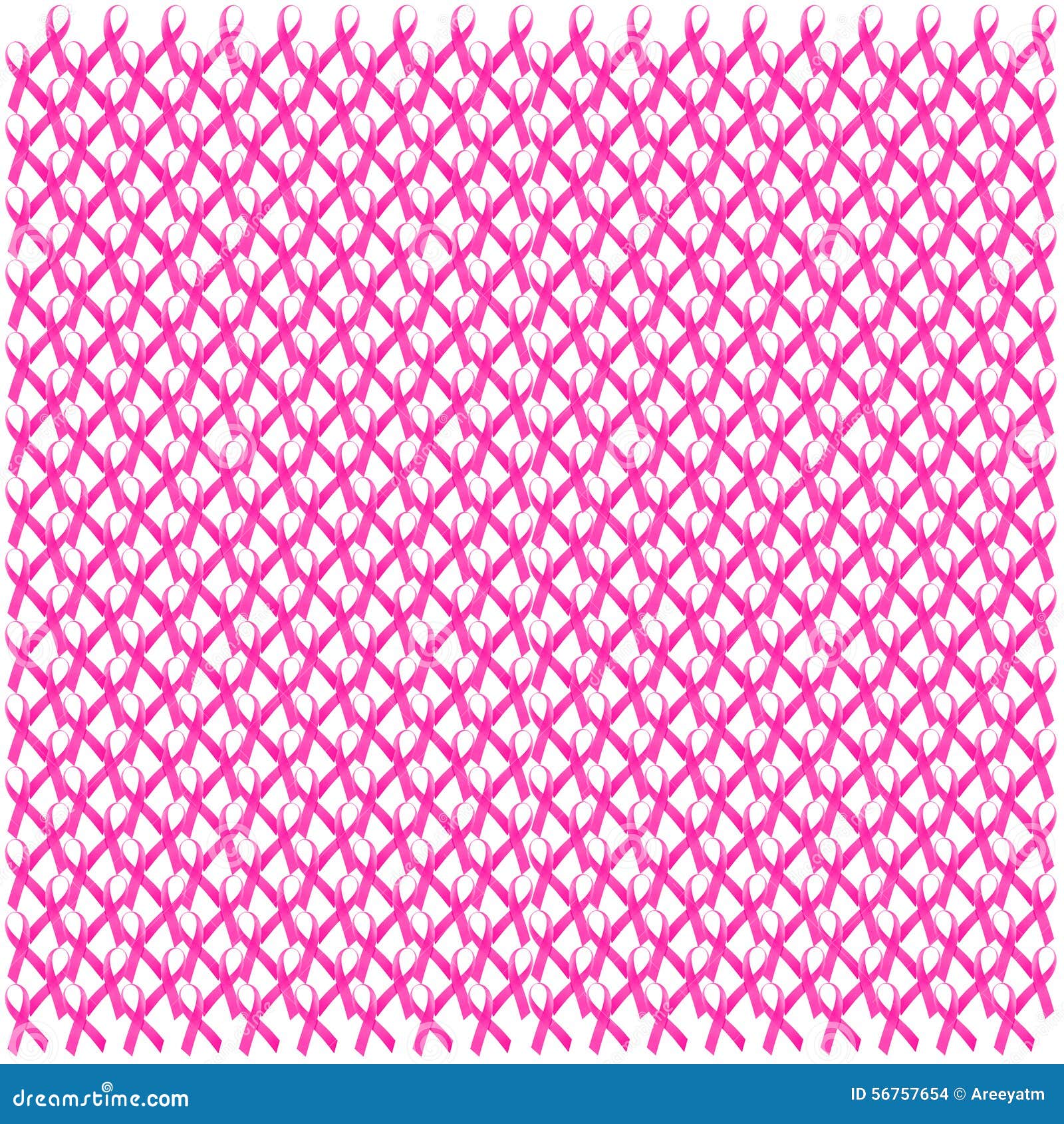 Pink Ribbon Seamless Pattern. Stock Photo - Image of awareness, woman ...