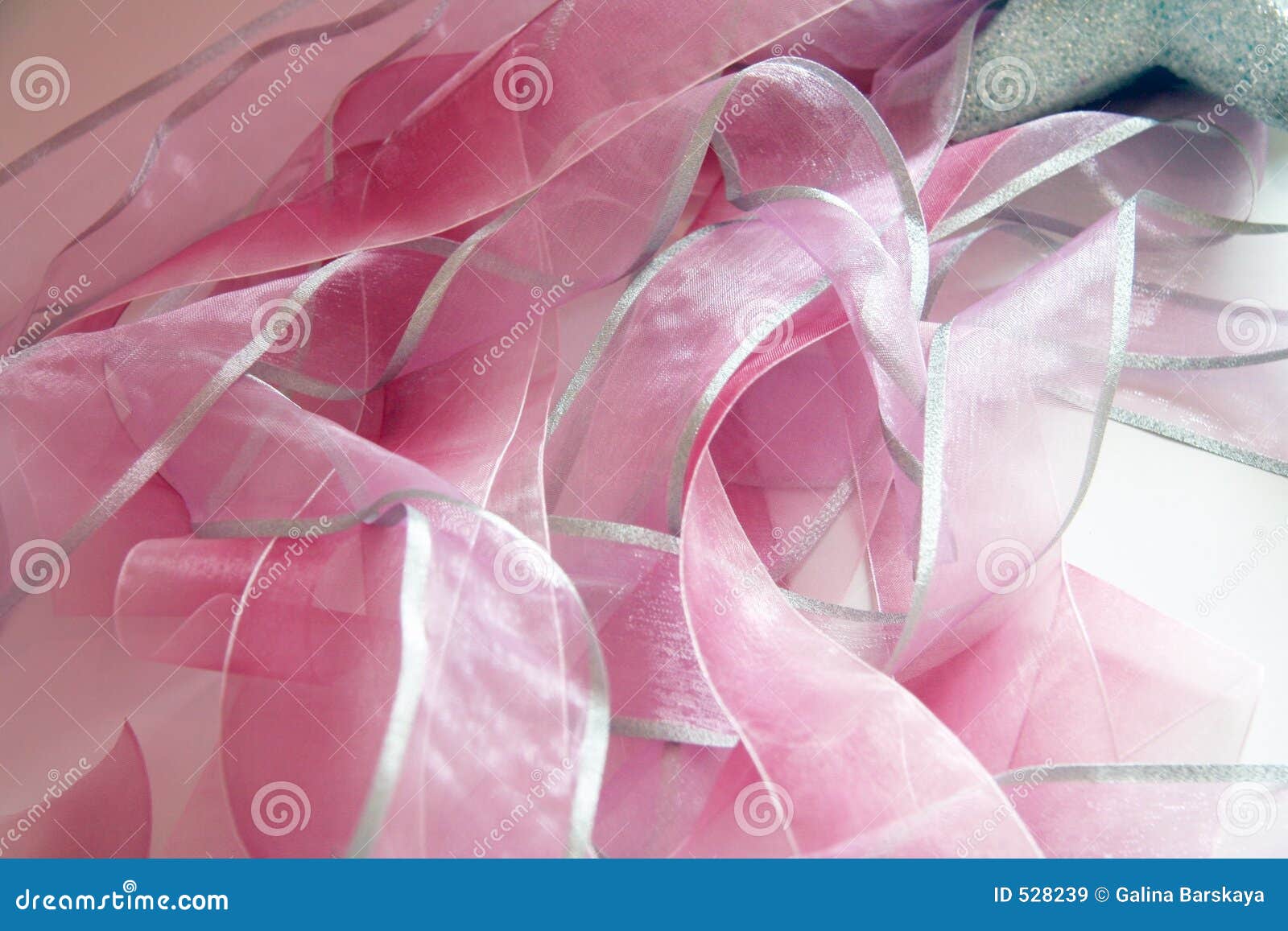 Pink ribbons stock image. Image of baby, wrap, wrapping - 528239