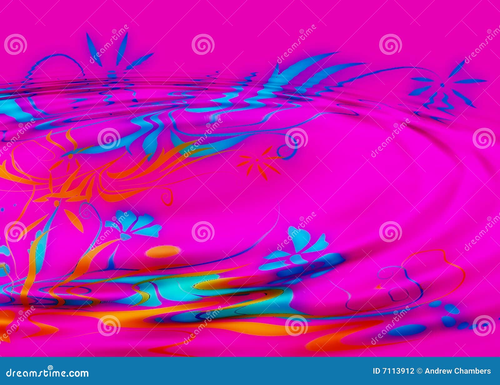Pink Rippled Background stock illustration. Illustration of flowers ...