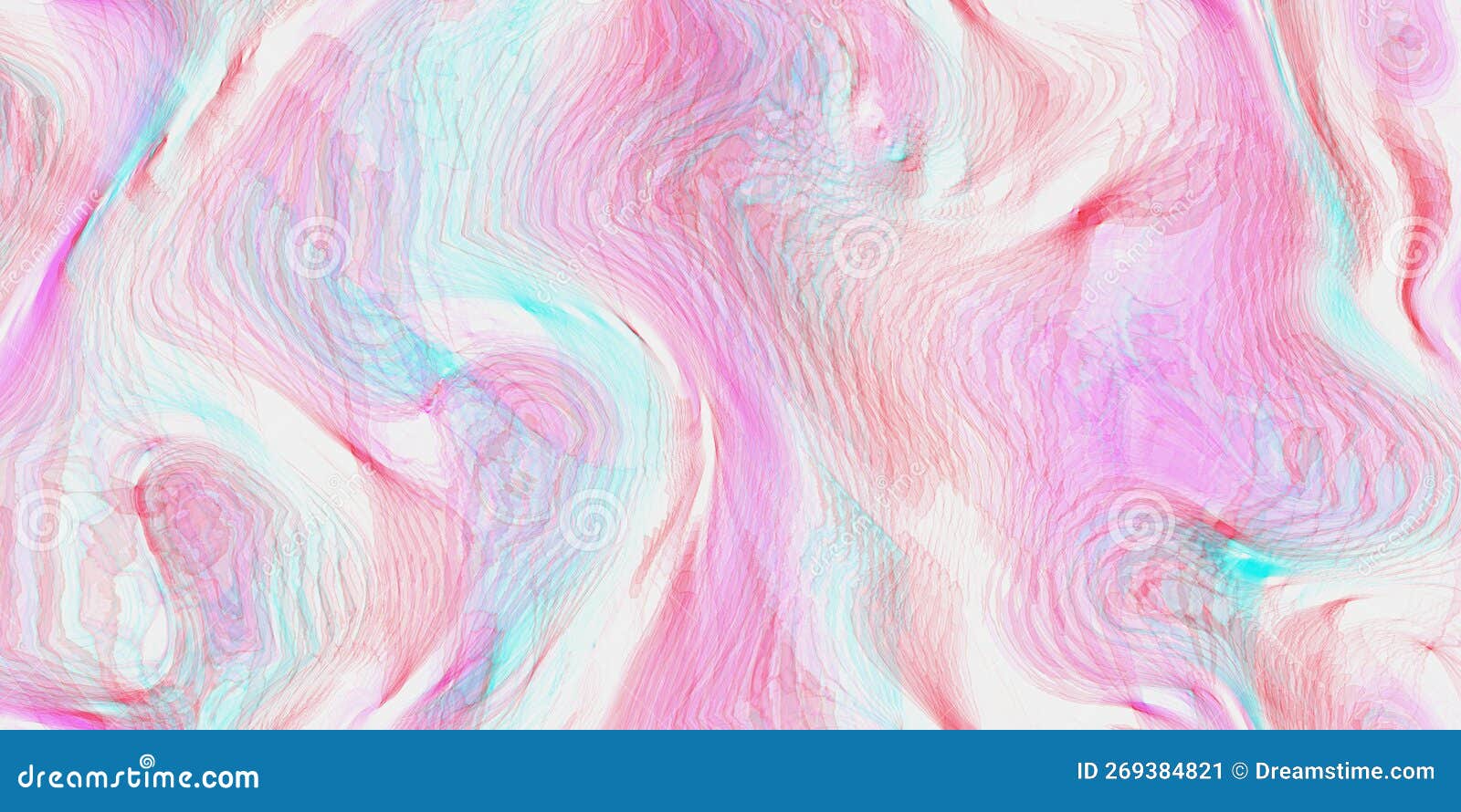Pink Rose Blue Color Streaks Background. Colored Smooth Blending ...