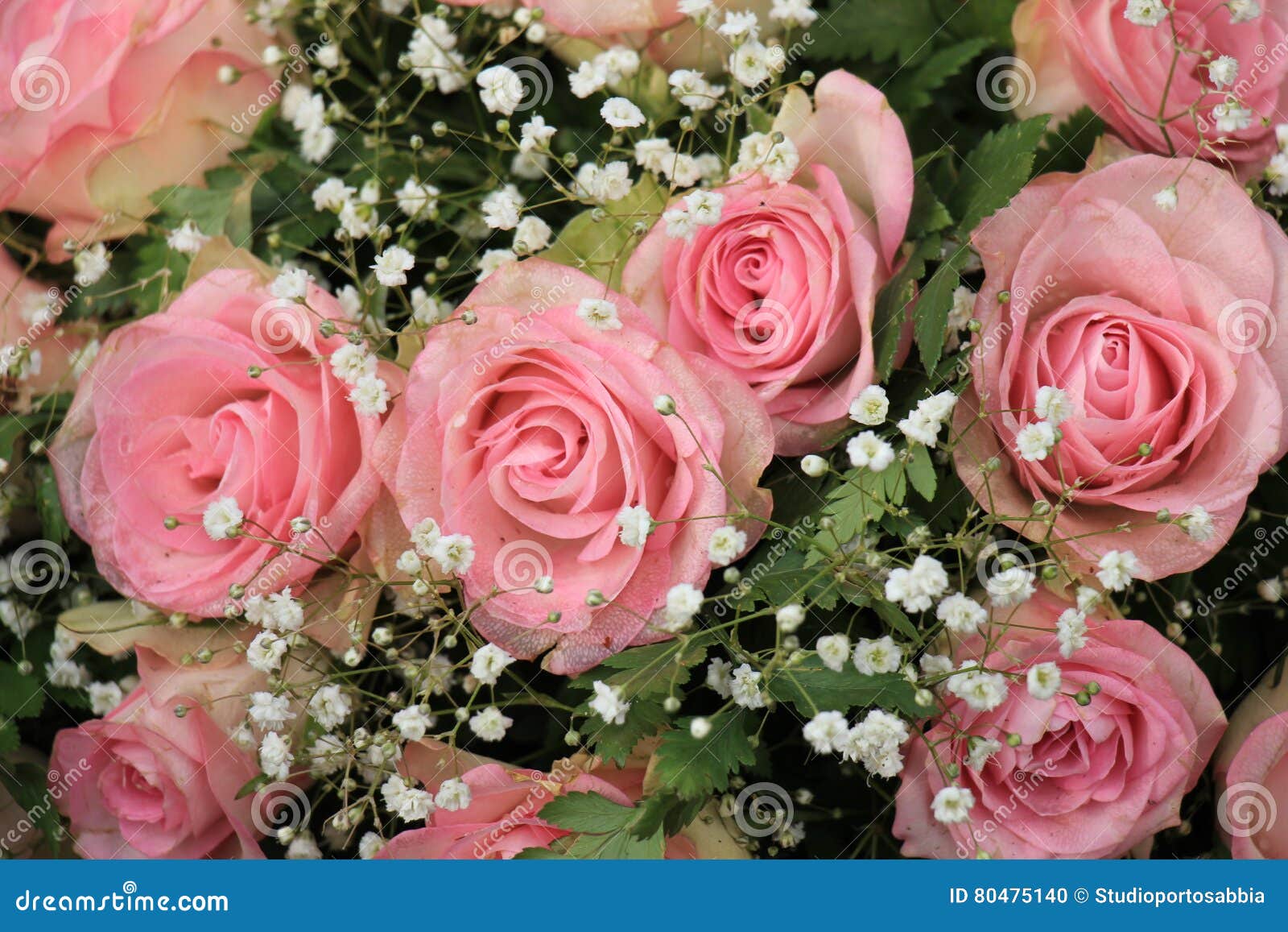 Pink rose bridal bouquet stock photo. Image of nature - 80475140