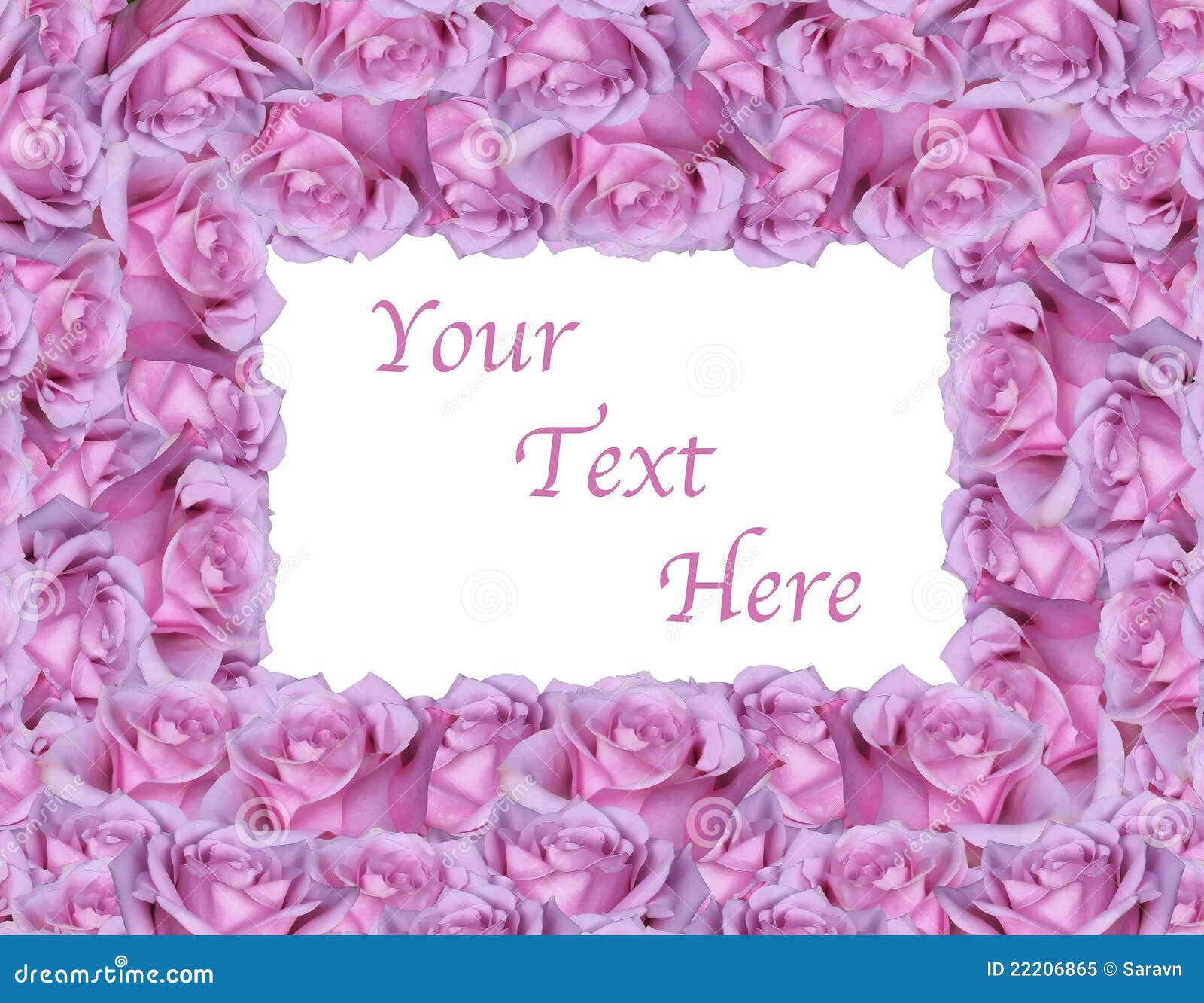 Pink Rose Frame Background stock image. Image of boquette - 22206865