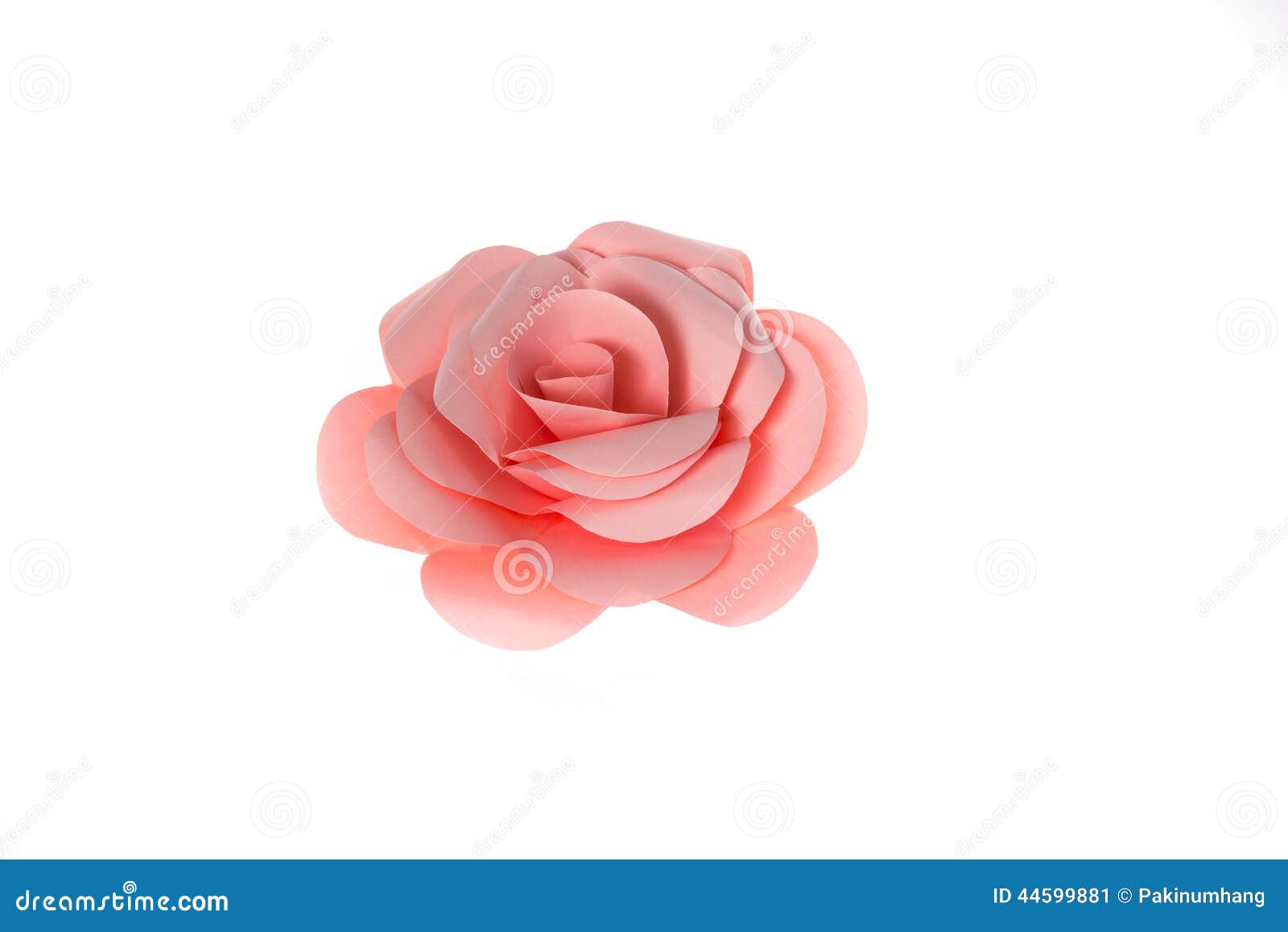 Pink rose paper stock image. Image of decor, florist - 44599881
