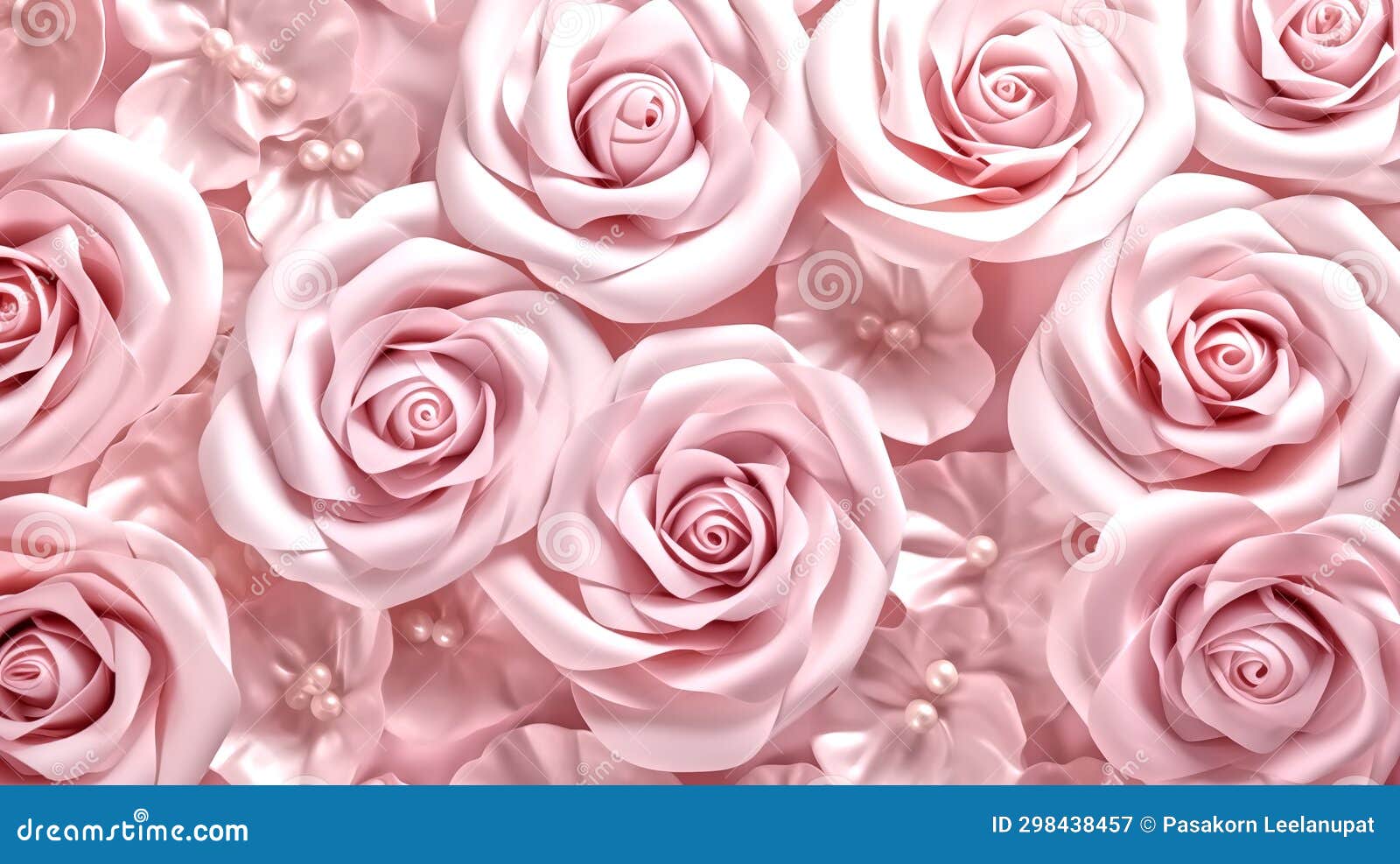 Pink Rose Pearl Pattern, Fancy Pink Color Palette, Studio Lighti Stock ...