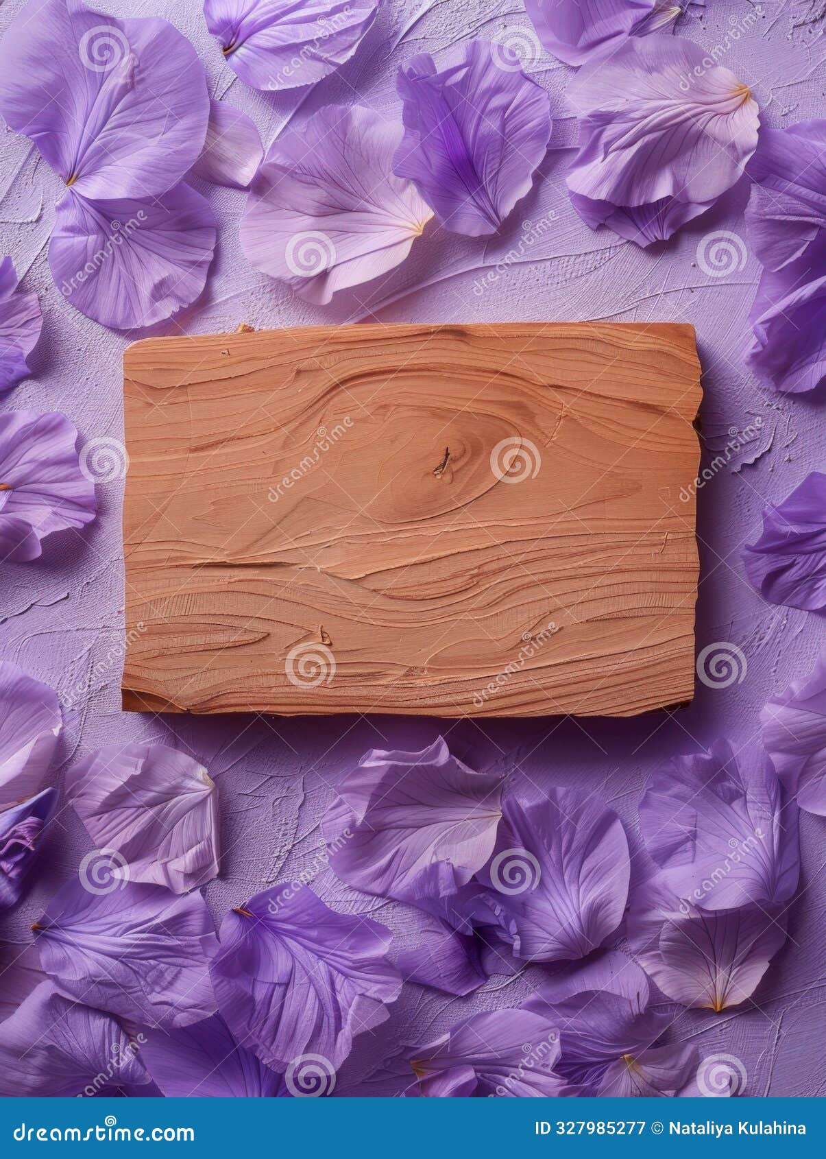 Pink Rose Petals Surrounding a Rectangular Textured Pink Area in the ...