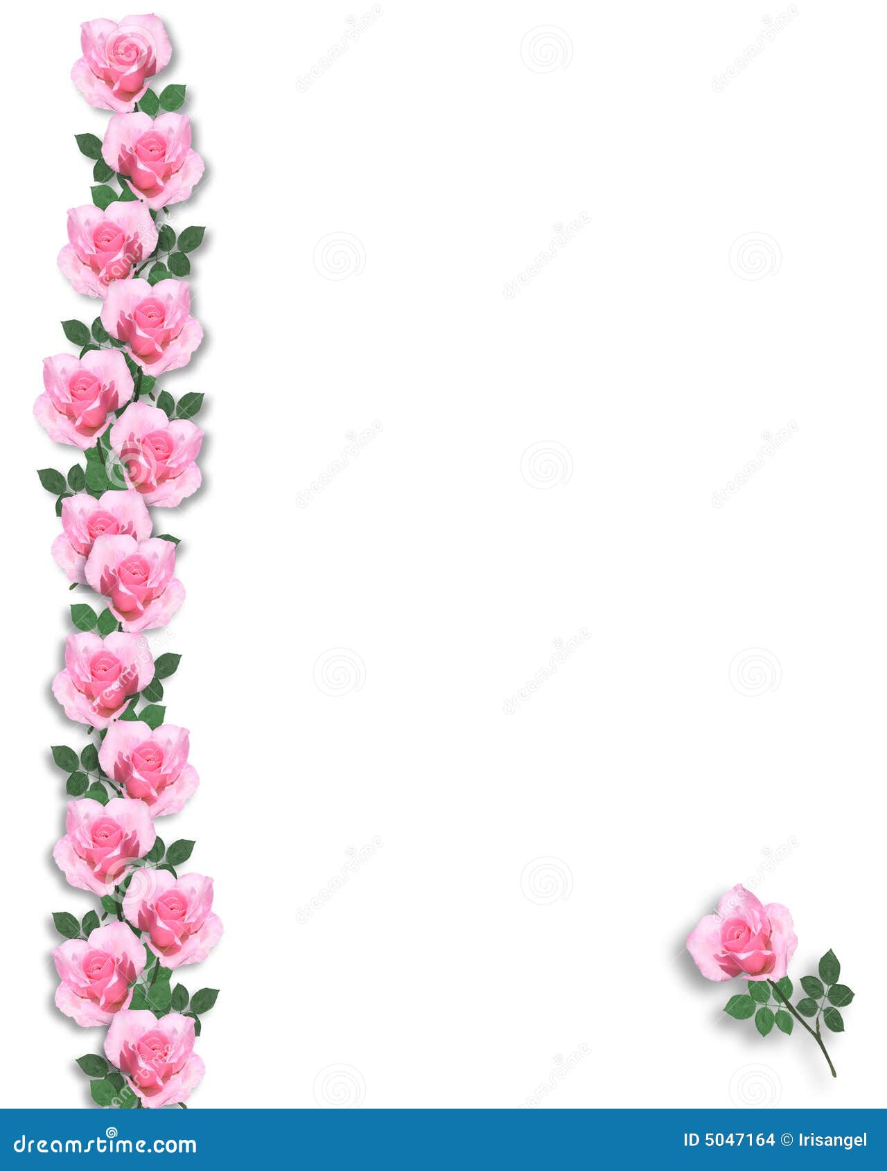 Pink Roses Background or Template Stock Illustration - Illustration of ...