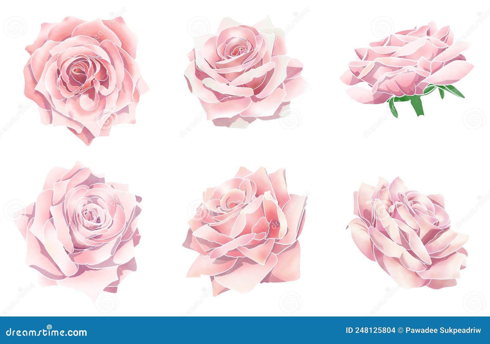 Red Roses Water Colour Abstract Artwork. Marble Texture. Fashion Marble ...