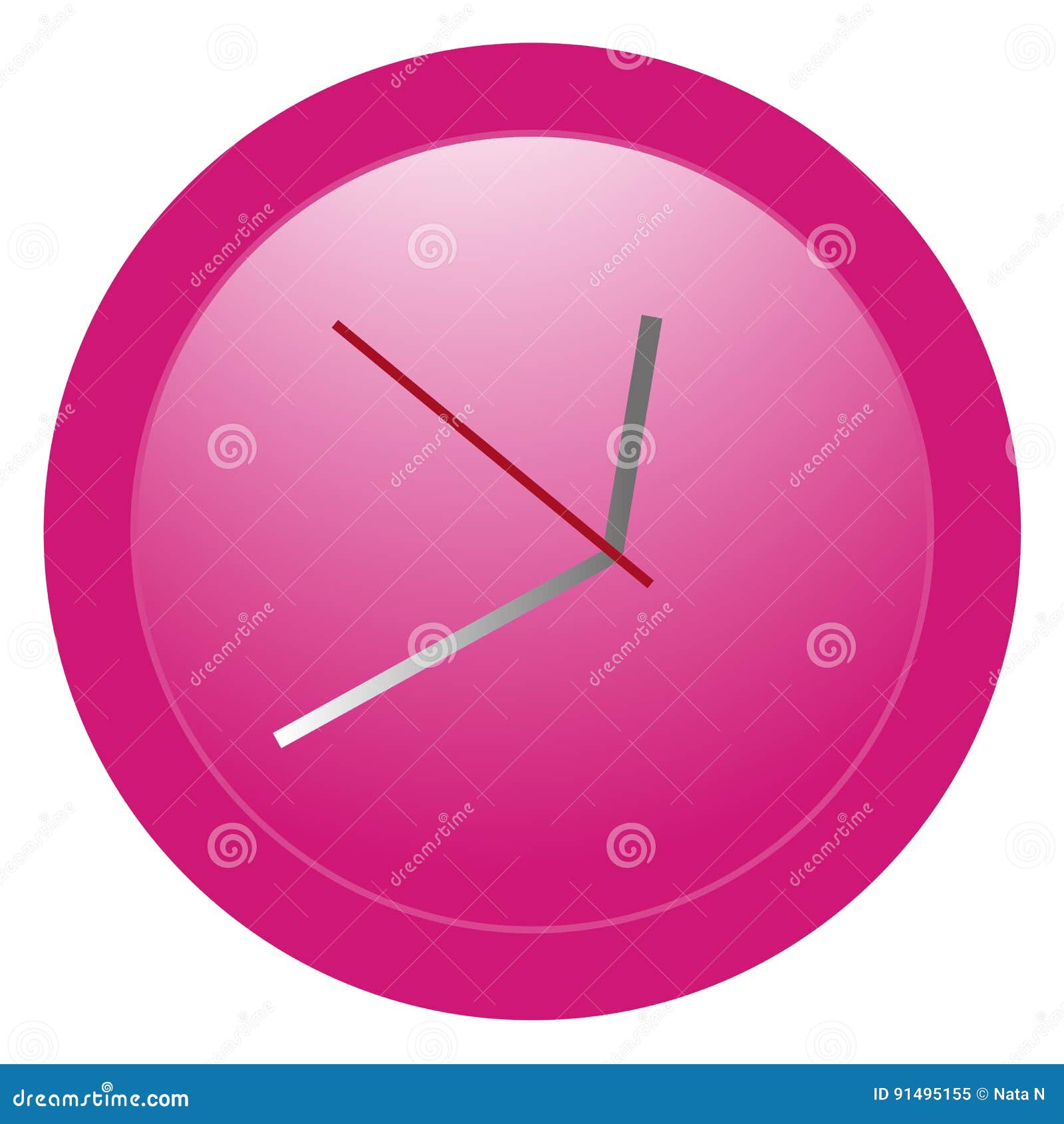 Pink Round Clock Gradient Pattern Stock Illustrations – 23 Pink Round ...
