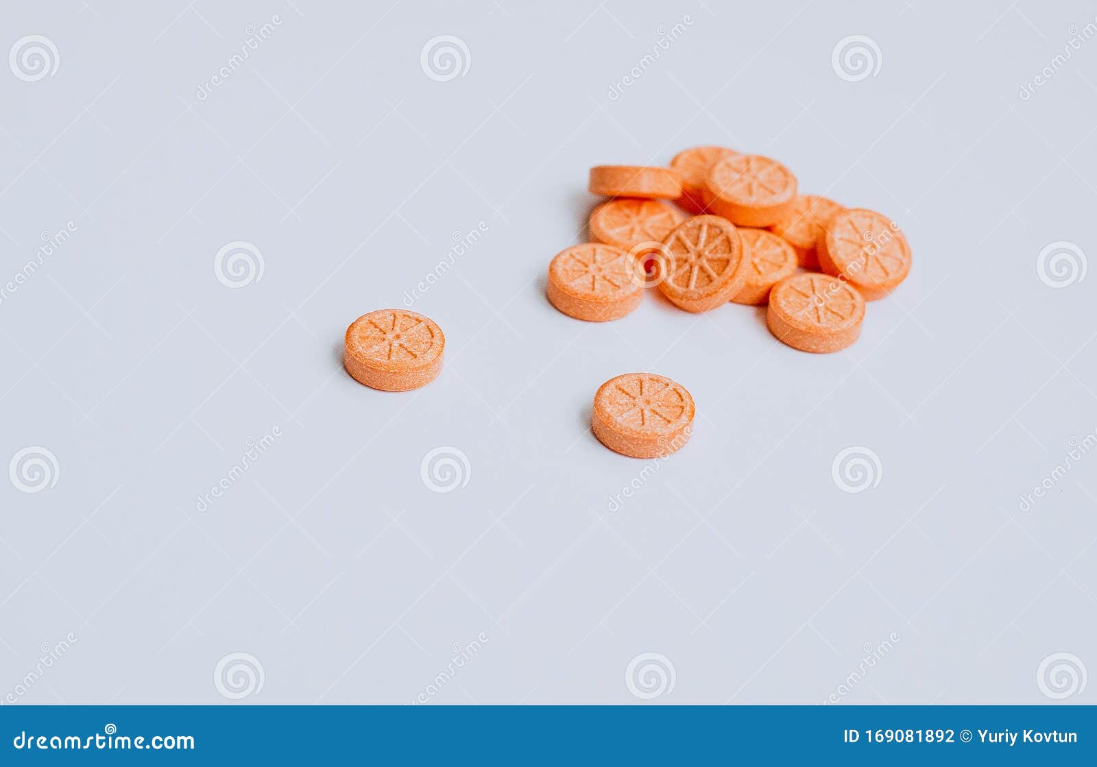 Pink Round Wheel Shaped Lollipops White Background Stock Photography ...