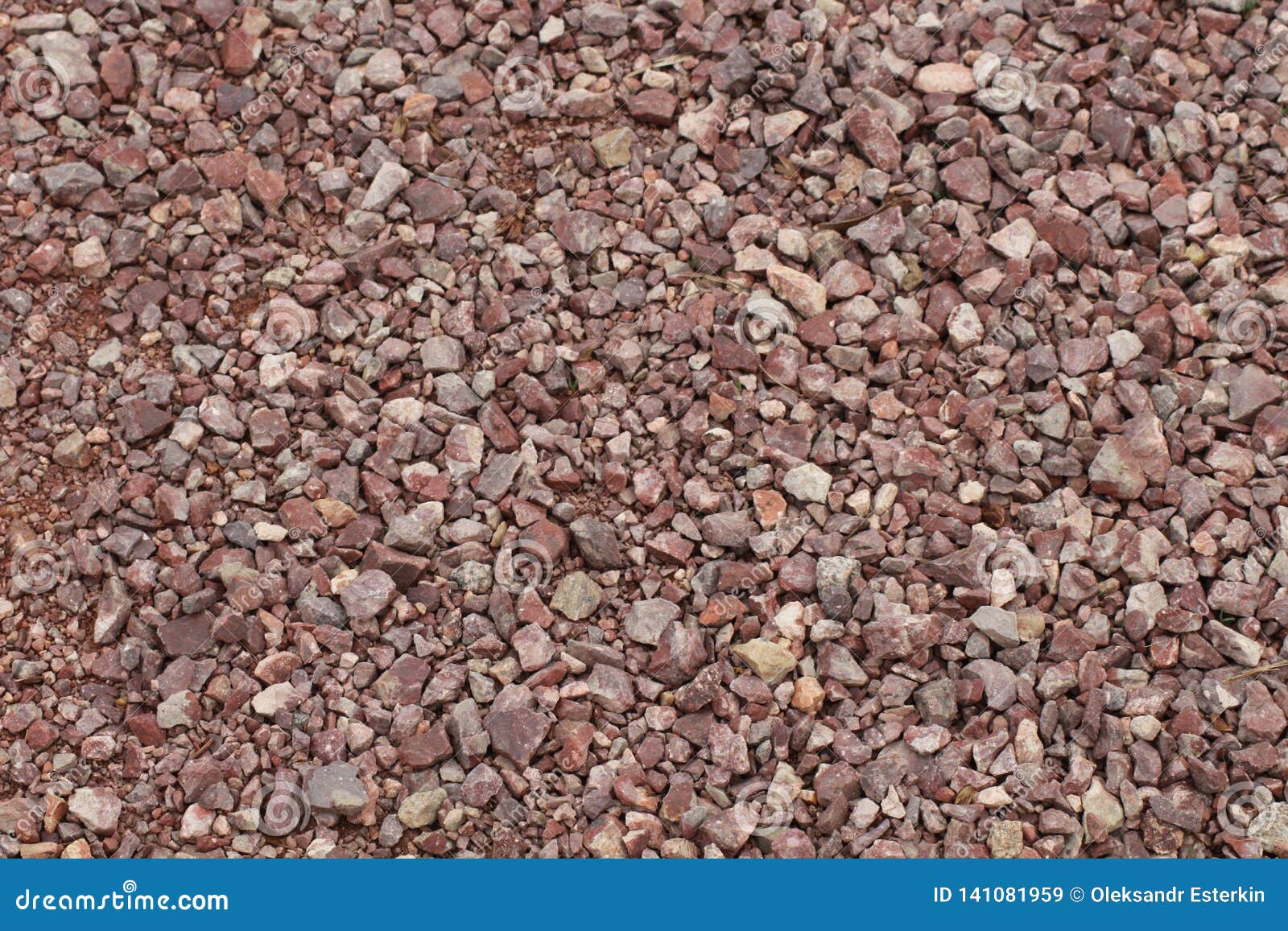 Pink crushed stone stock image. Image of settlement - 141081959