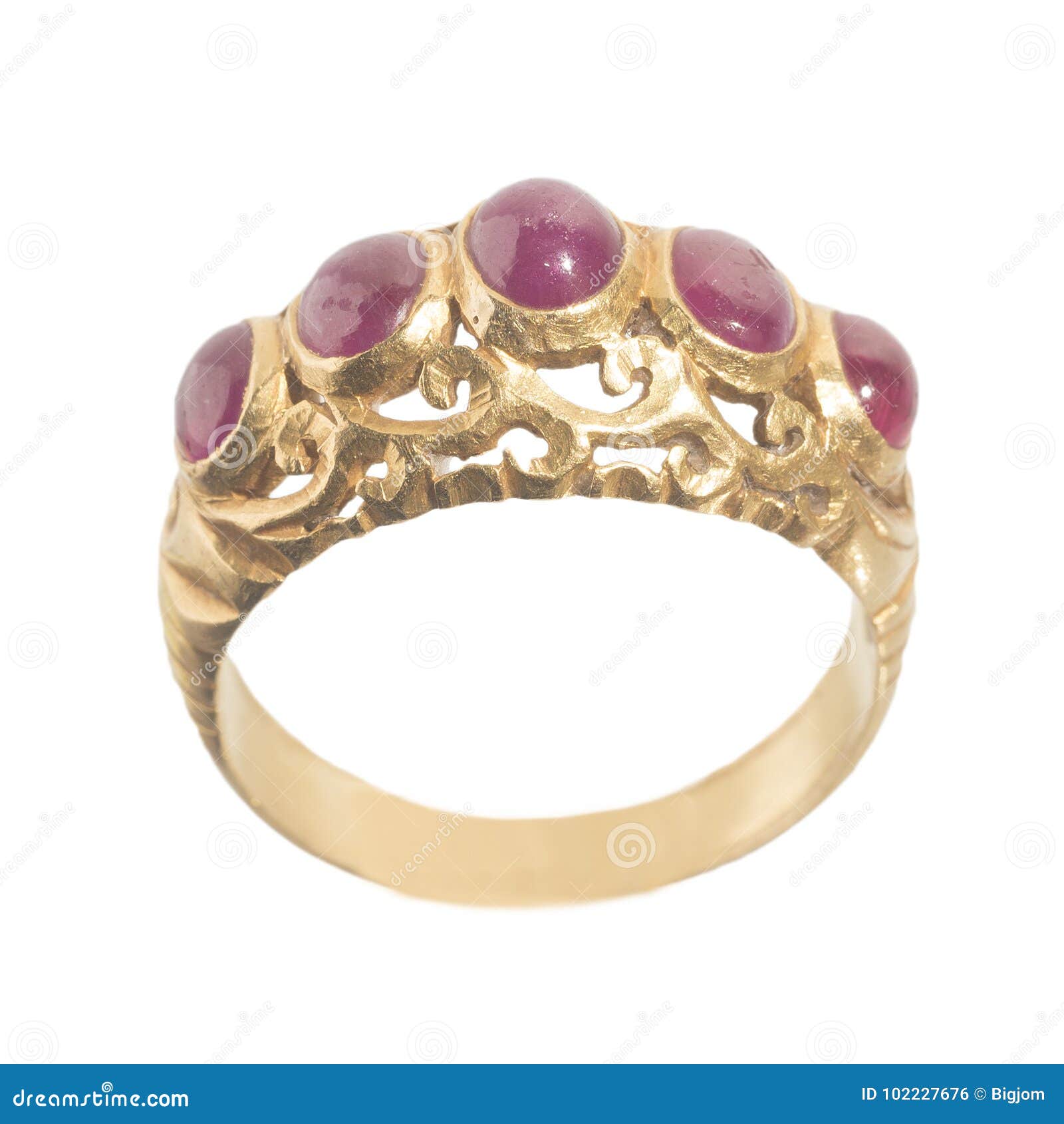Pink ruby on gold ring stock photo. Image of anniversary - 102227676
