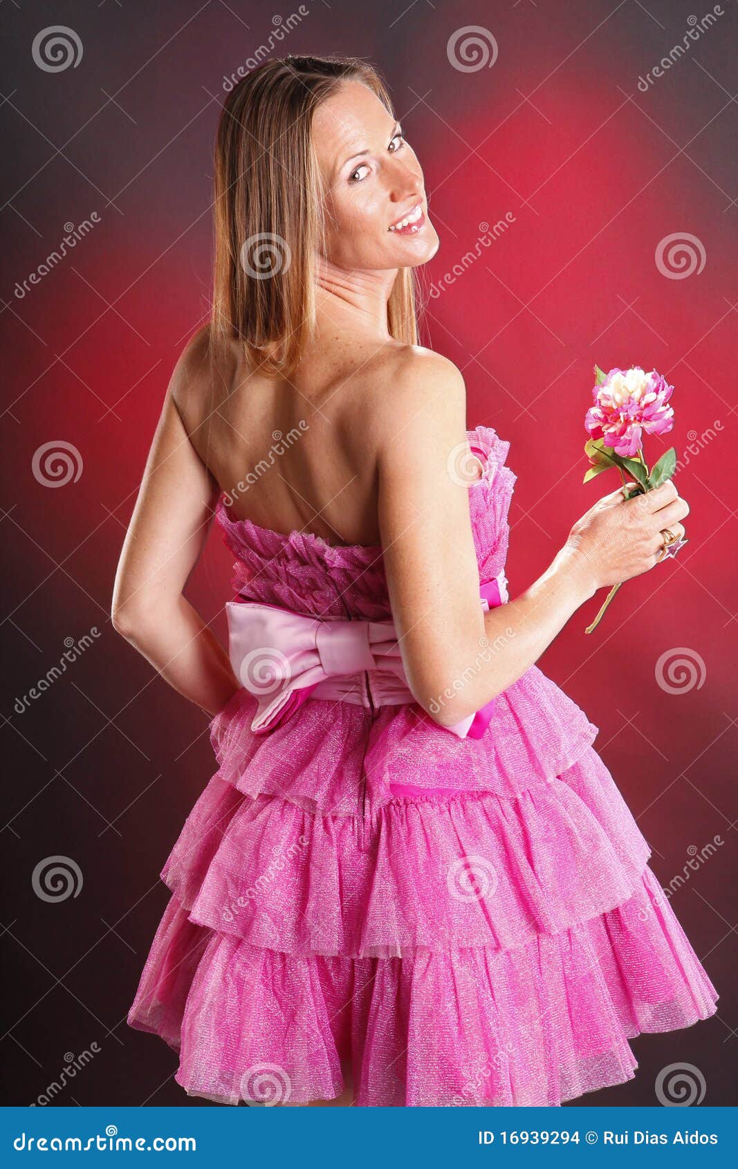Pink ruffles stock photo. Image of gorgeous, hand, hair - 16939294