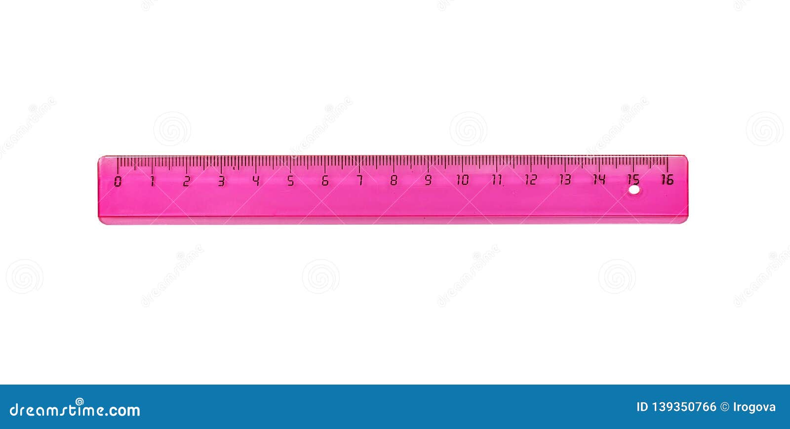 Pink Ruler On Yellow Background Stock Image | CartoonDealer.com #222404893