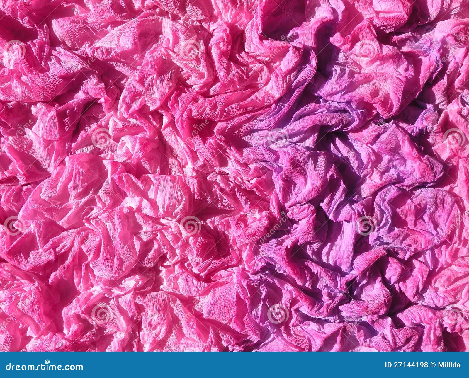 Pink rumple paper stock photo. Image of abstract, macro - 27144198