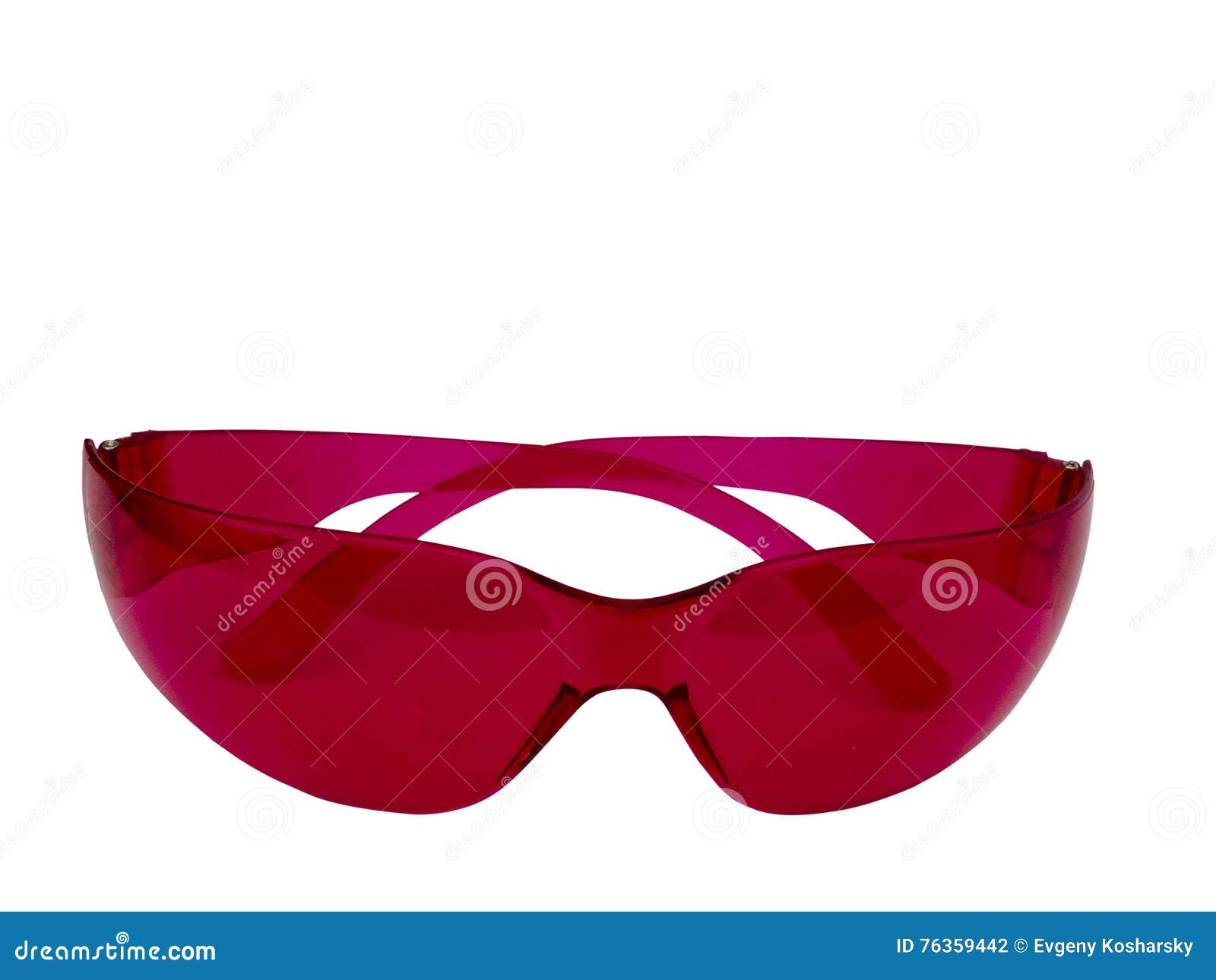 Pink safety glasses. stock photo. Image of eyeglasses - 76359442