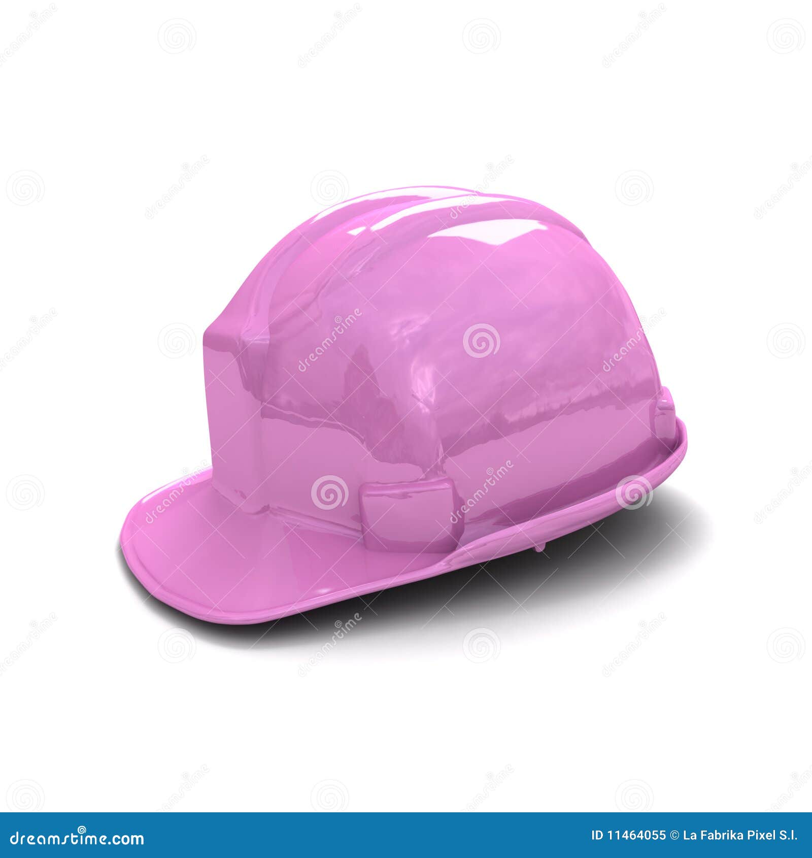 Pink Safety Hard Hat Isolated On A White Background - Generative AI ...