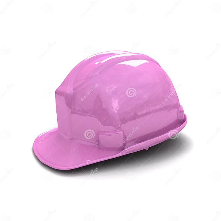 Pink safety helmet stock illustration. Illustration of digitally - 11464055