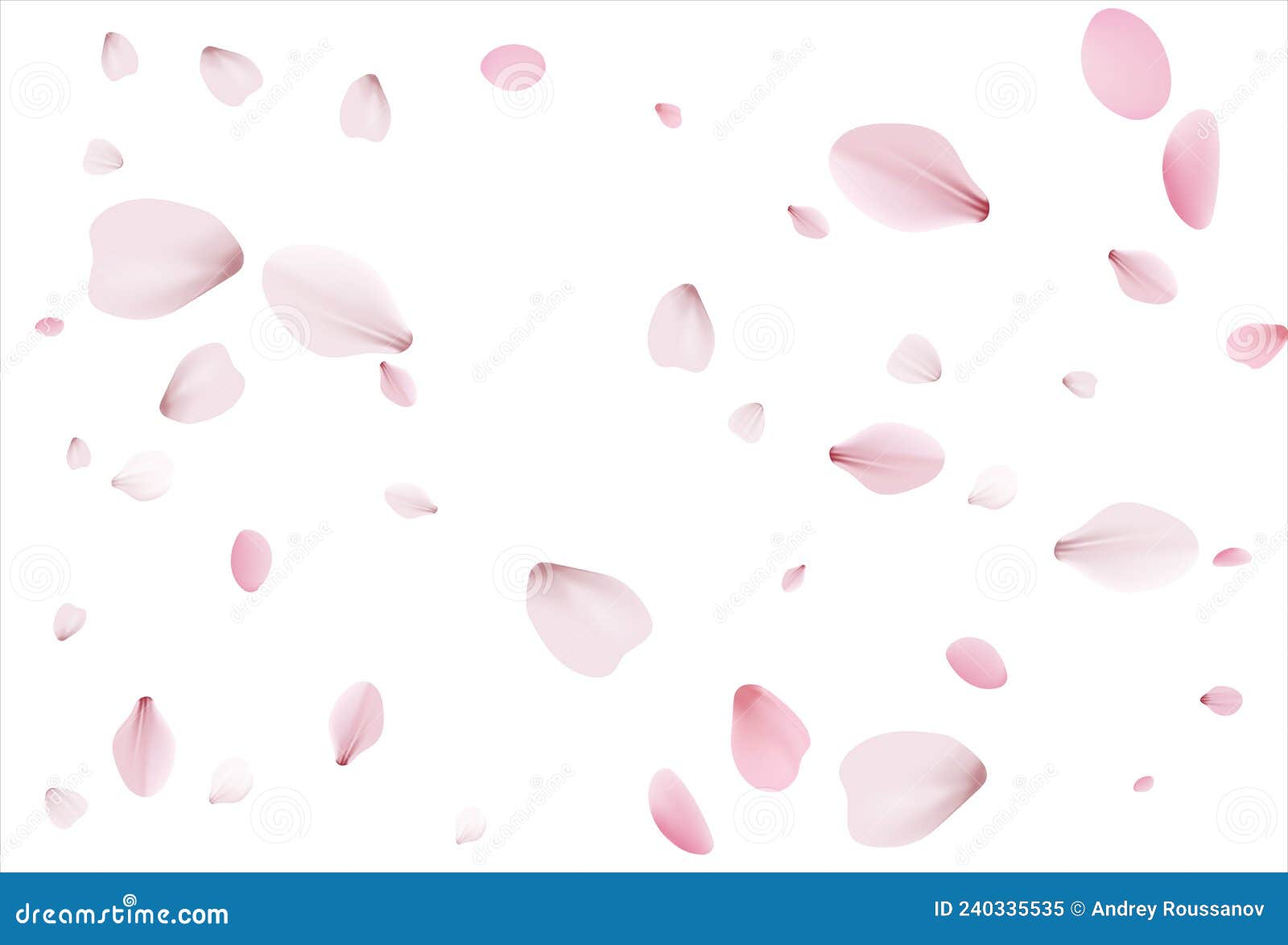 Pink Sakura Vector Background, Cherry Flowers Stock Vector ...
