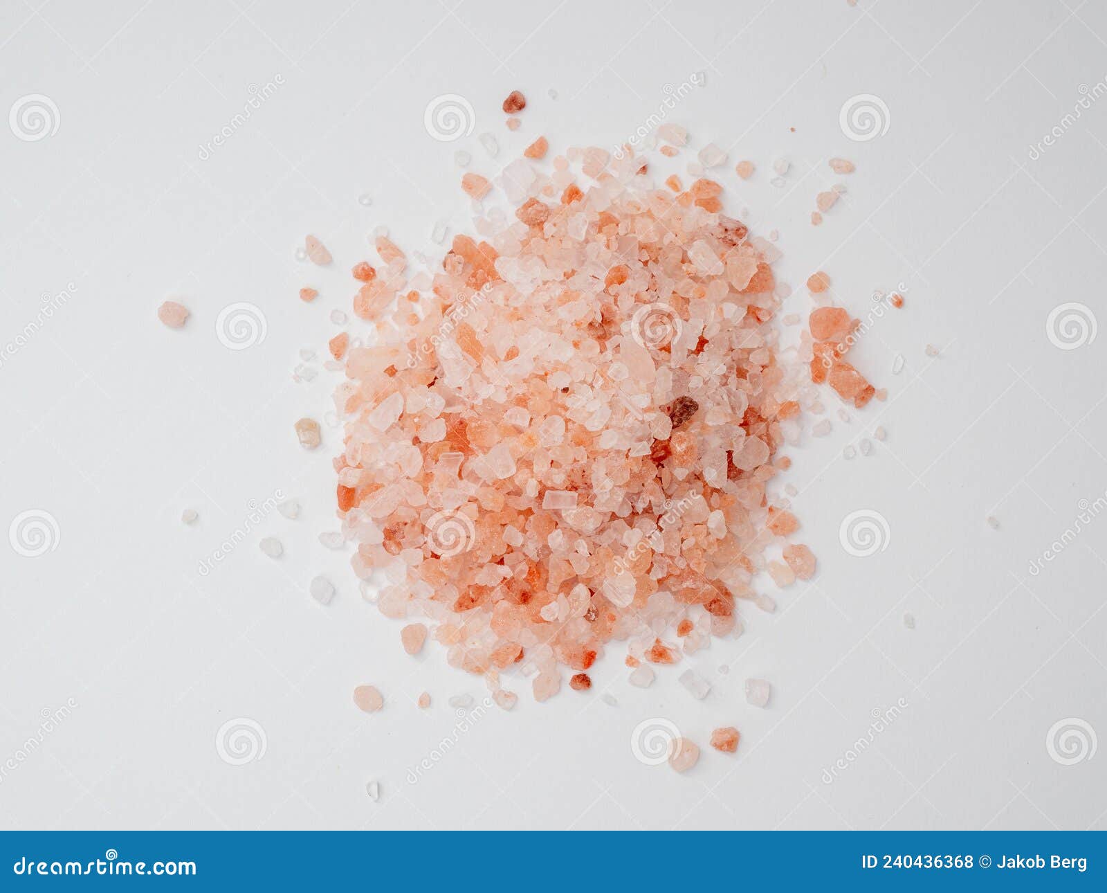 Pink Salt on a White Background Stock Photo - Image of isolated, rock ...