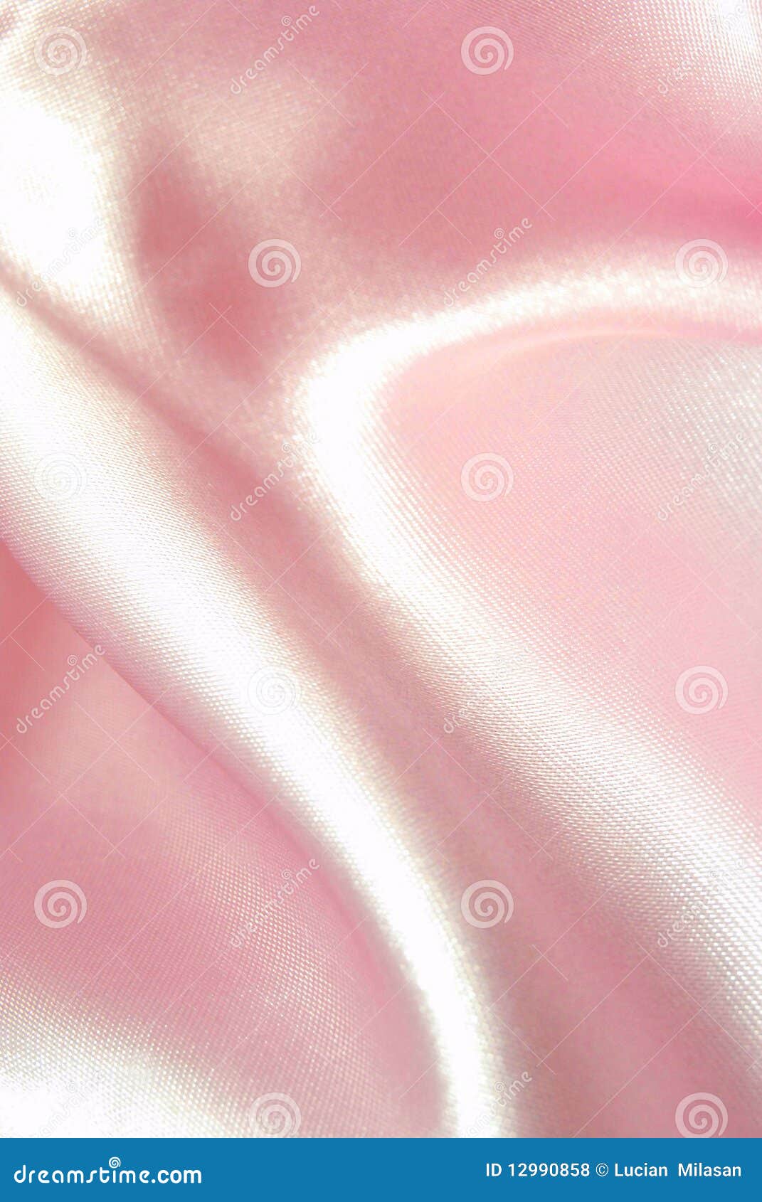 Pink Satin Wedding Dress Detail Stock Image | CartoonDealer.com #27835993