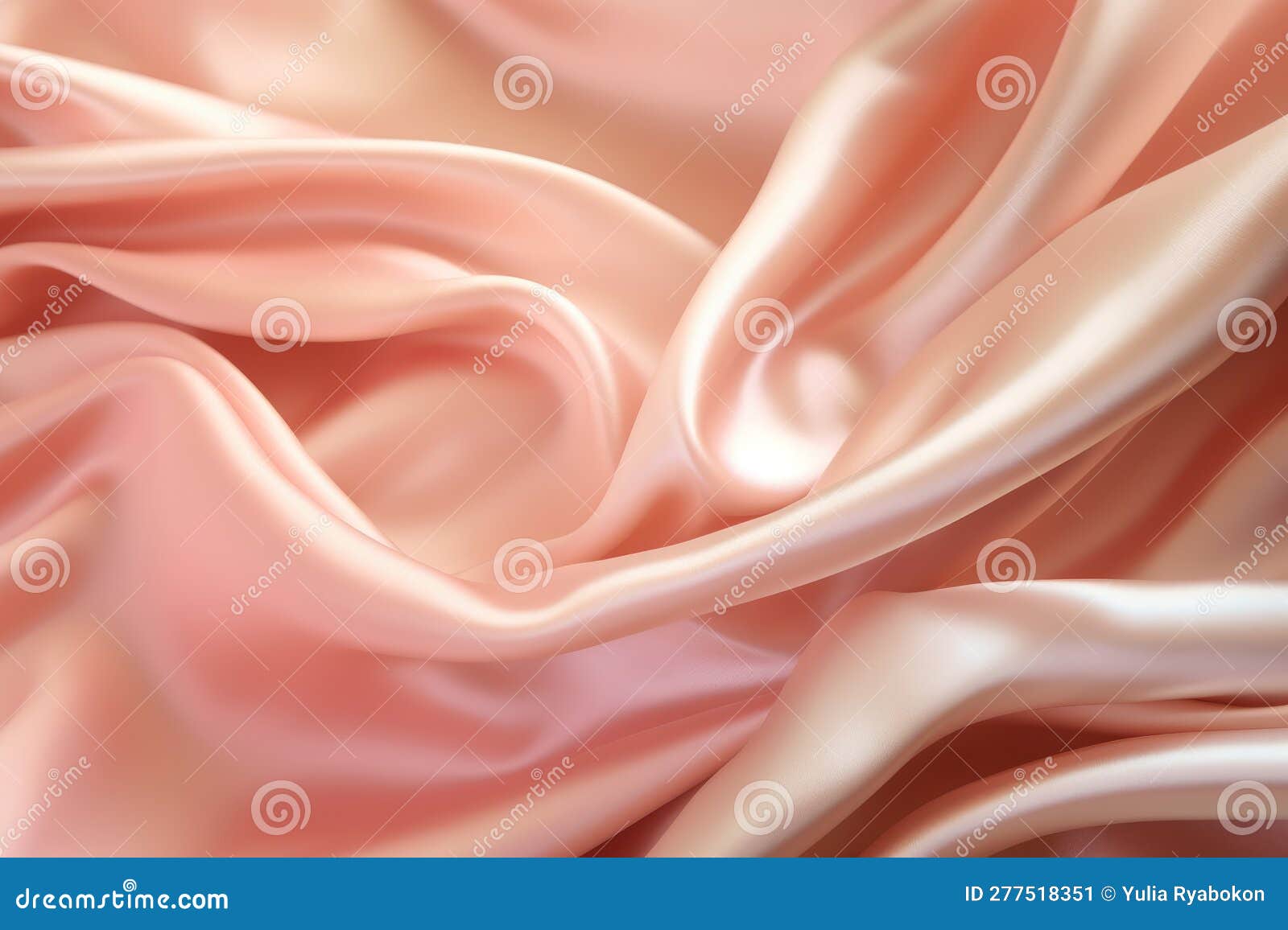 Pink Satin Curve. Generate Ai Stock Illustration - Illustration of ...
