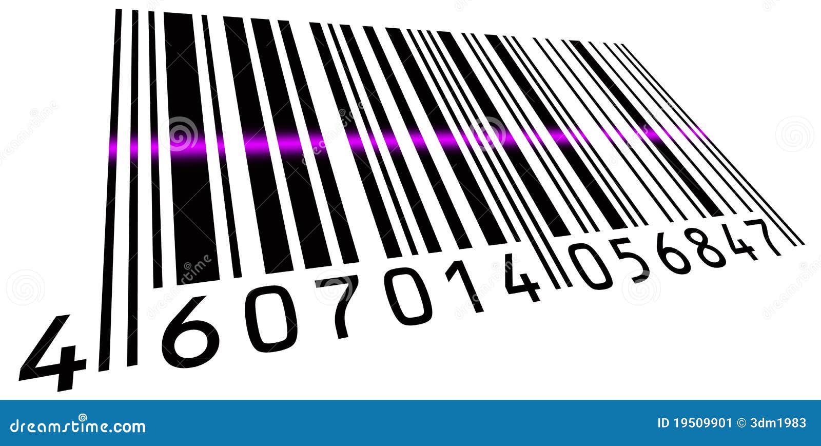 Pink scanned BarCode stock illustration. Illustration of data - 19509901