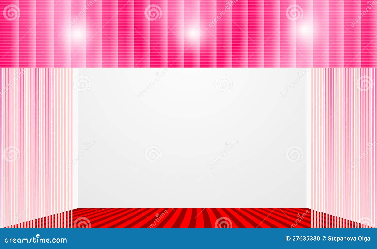 Pink scene stock vector. Illustration of wall, light - 27635330