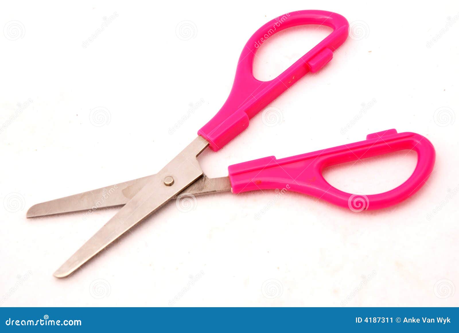 Pink scissors stock image. Image of single, tools, object - 4187311